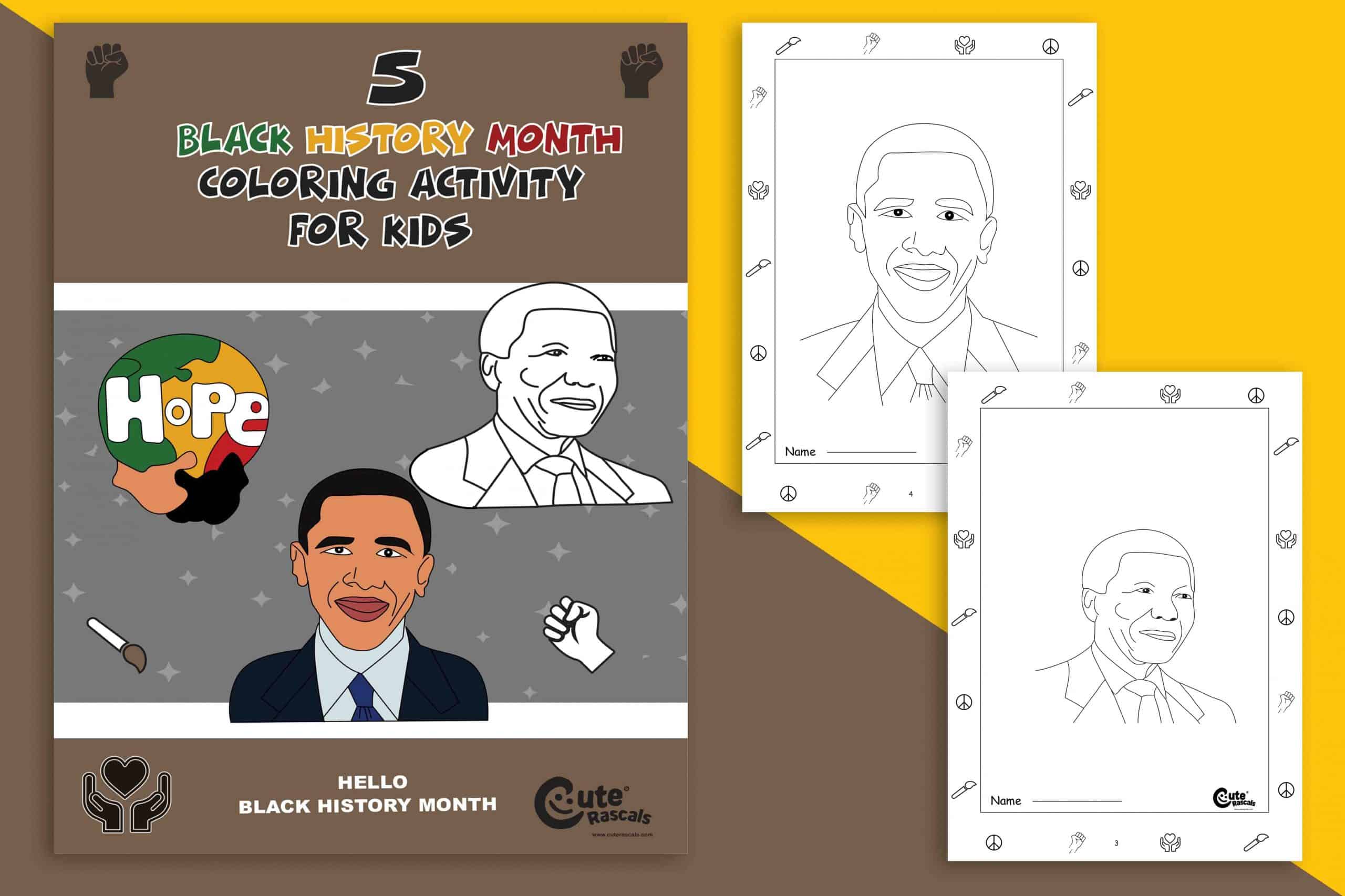Top 5 Legendary Black History Month Coloring Pages You Need