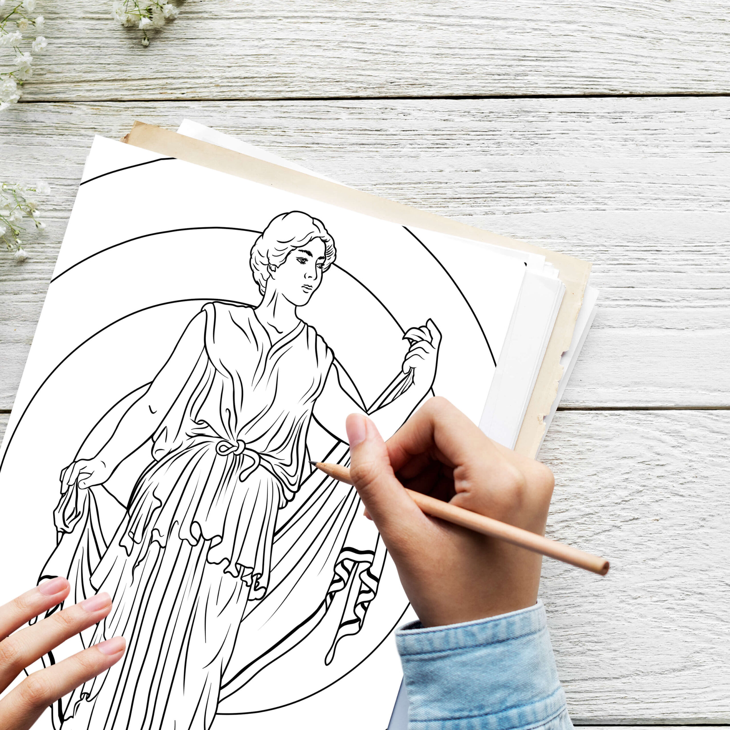 Victorian Coloring Pages | Printable For Kids And Adults