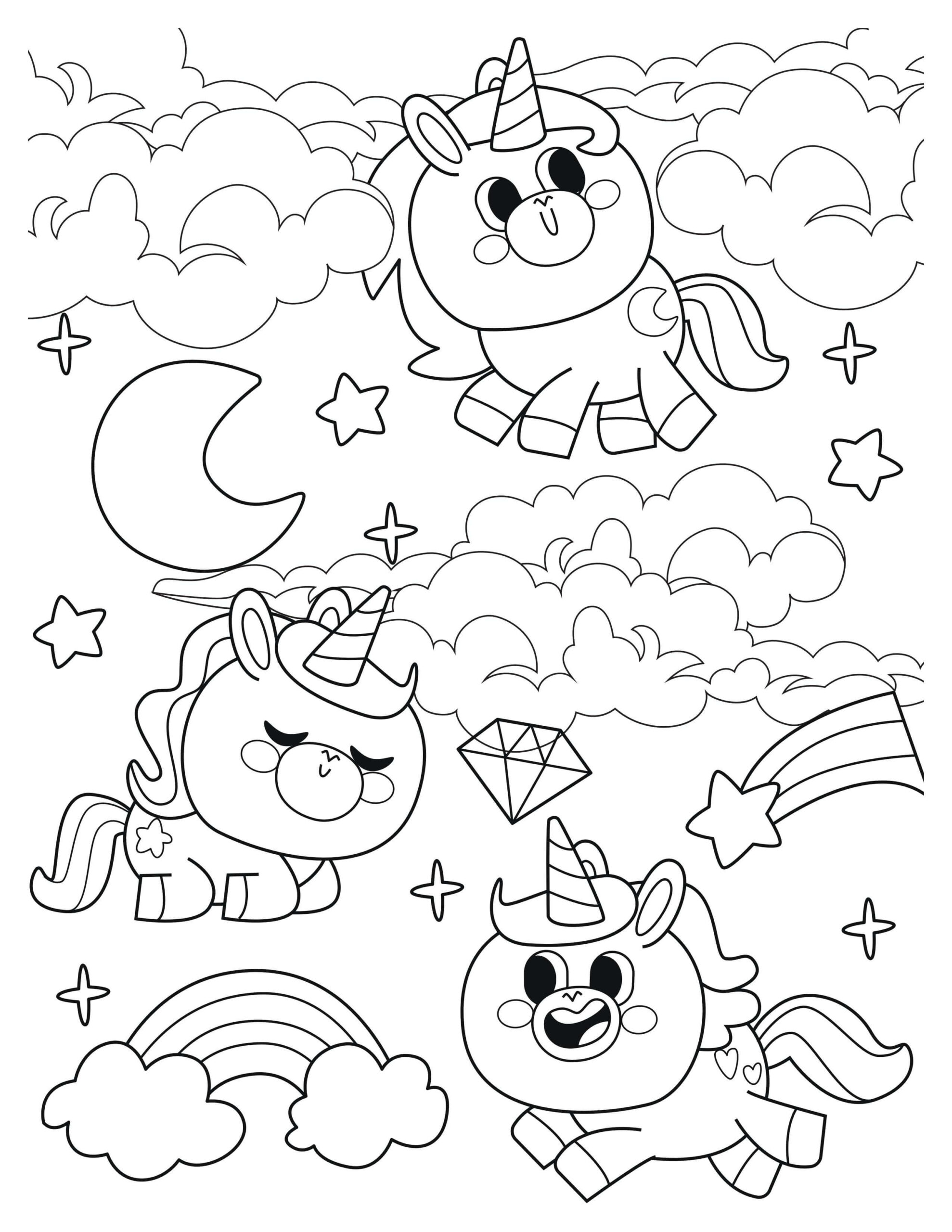Kawaii Coloring Pages(Cute and Adorable Designs for Endless Joy)