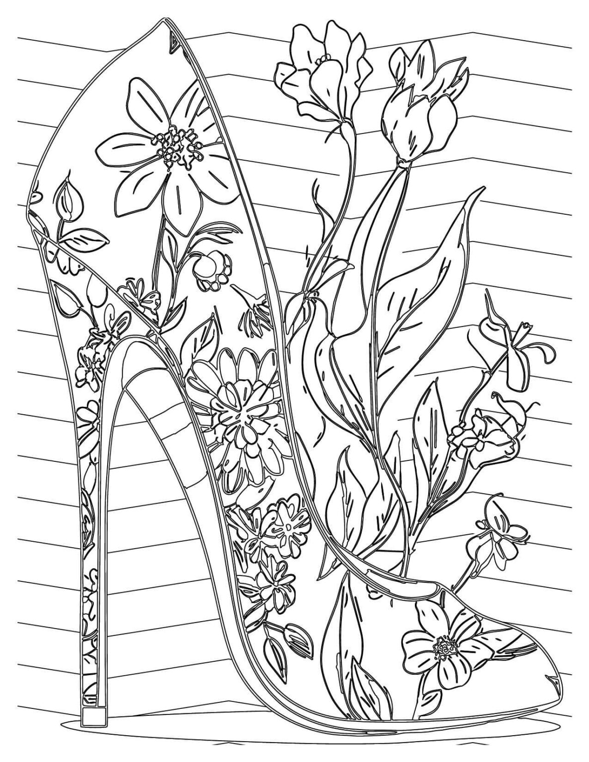 Shoe Coloring Pages | Engaging Activities for All Ages