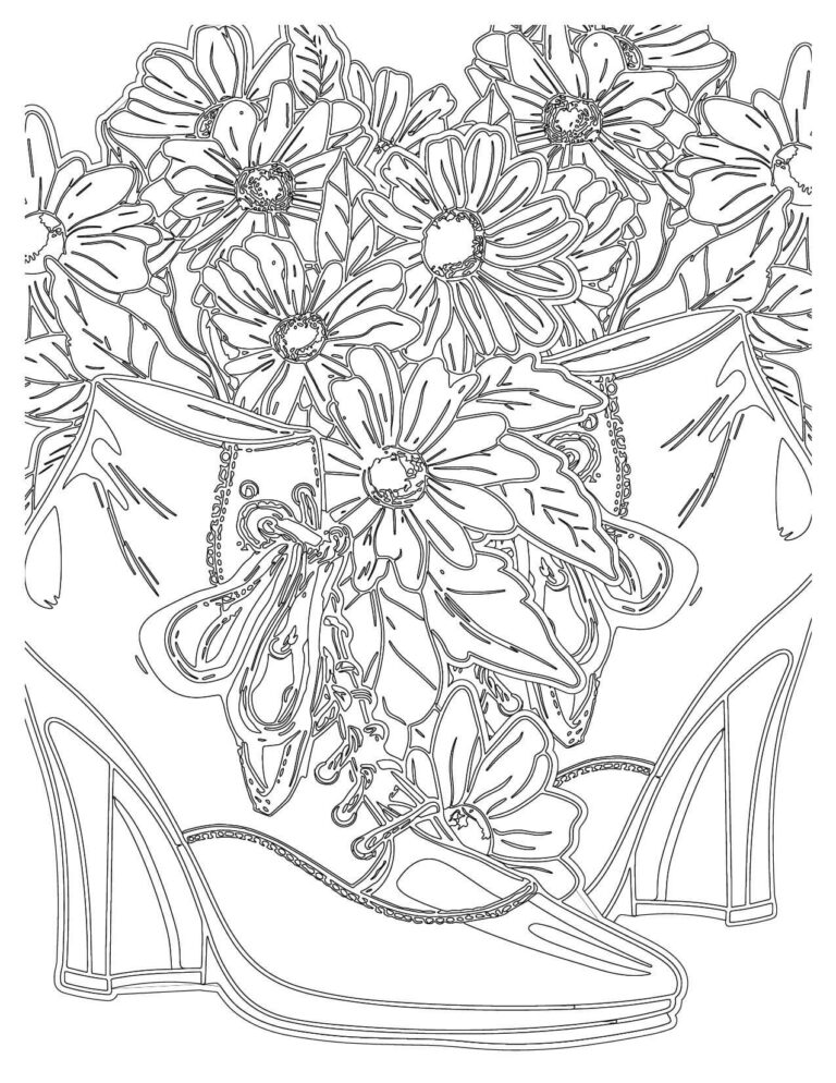 Shoe Coloring Pages | Engaging Activities for All Ages