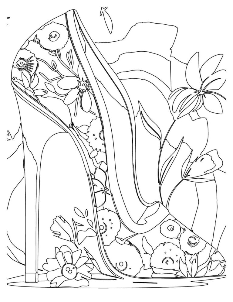 Shoe Coloring Pages | Engaging Activities for All Ages