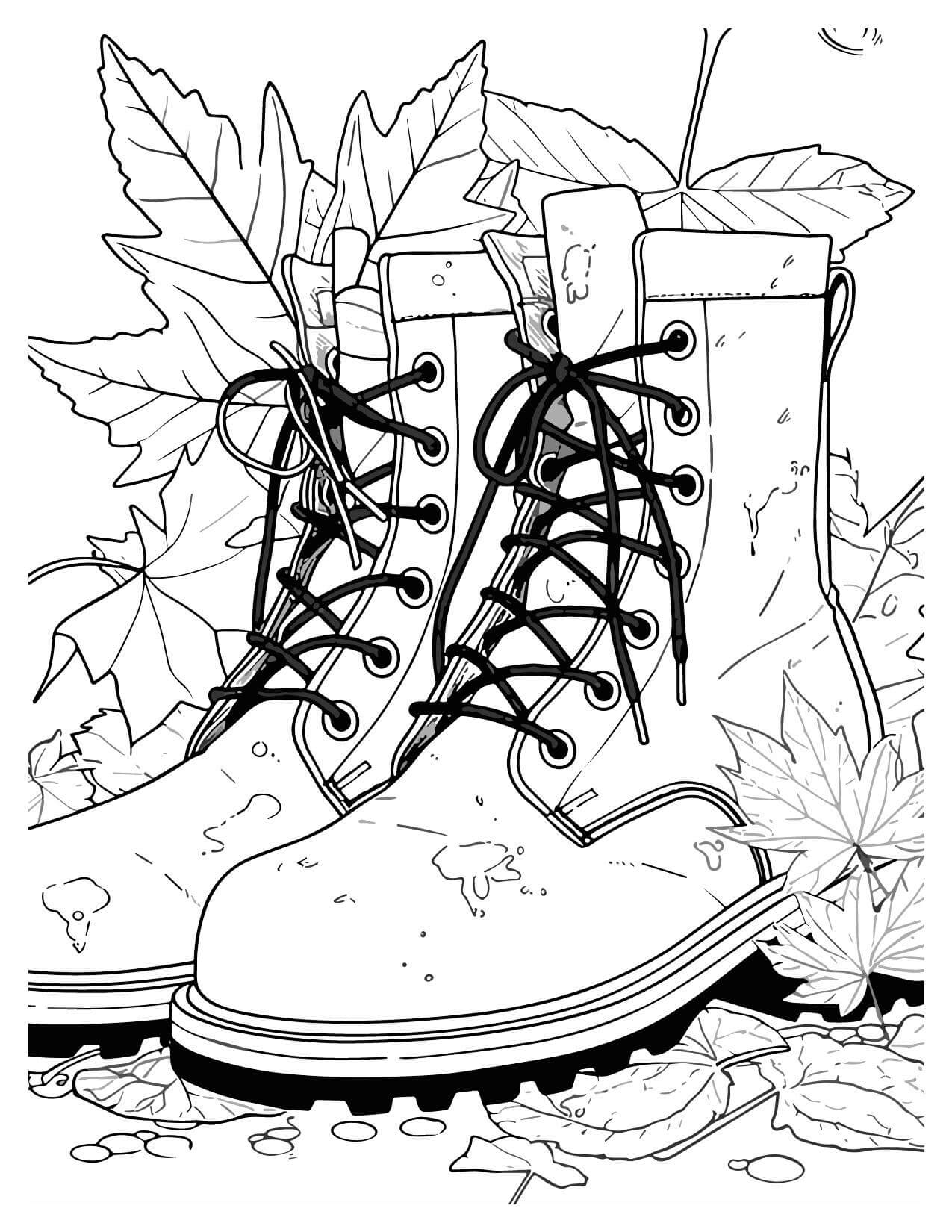 Shoe Coloring Pages | Engaging Activities for All Ages