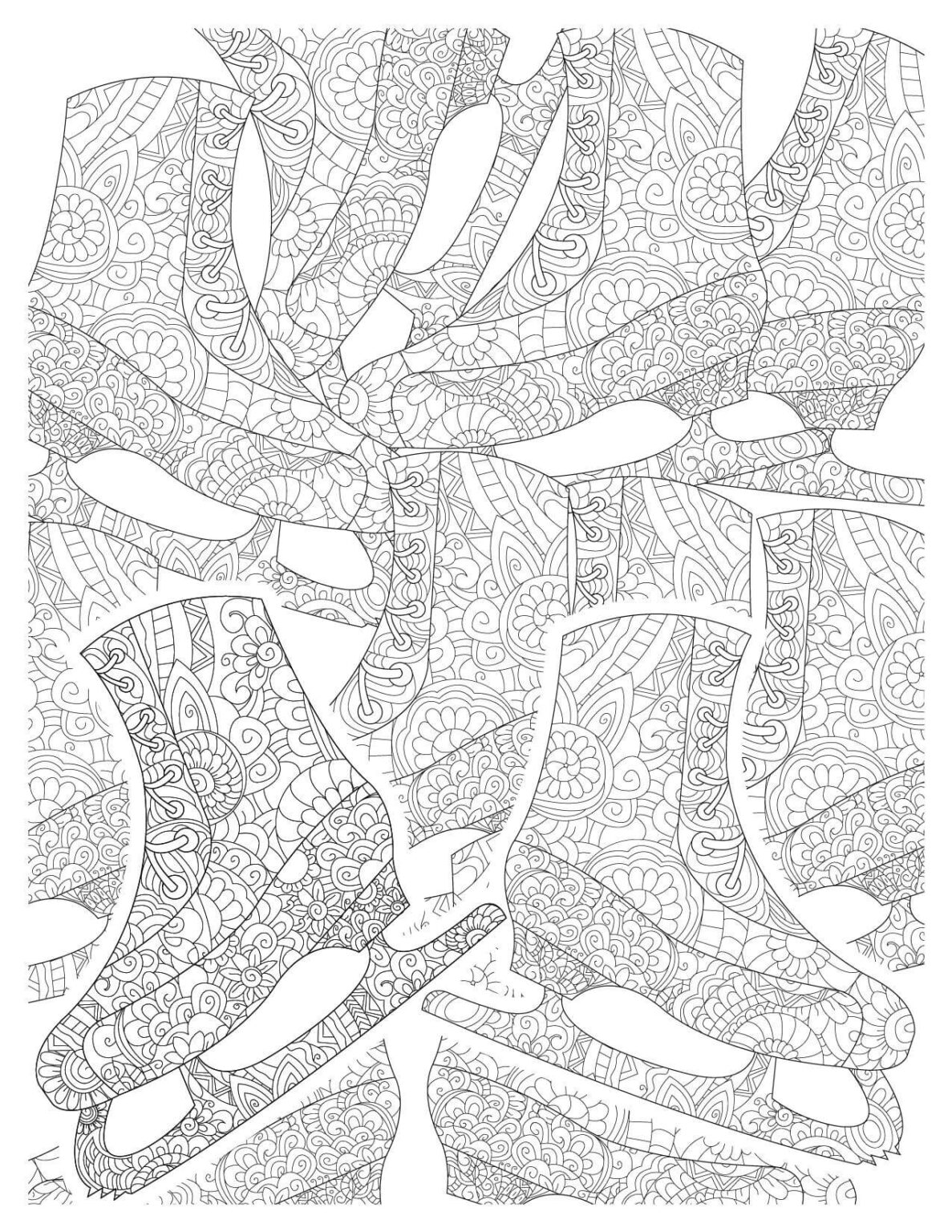 Shoe Coloring Pages | Engaging Activities for All Ages