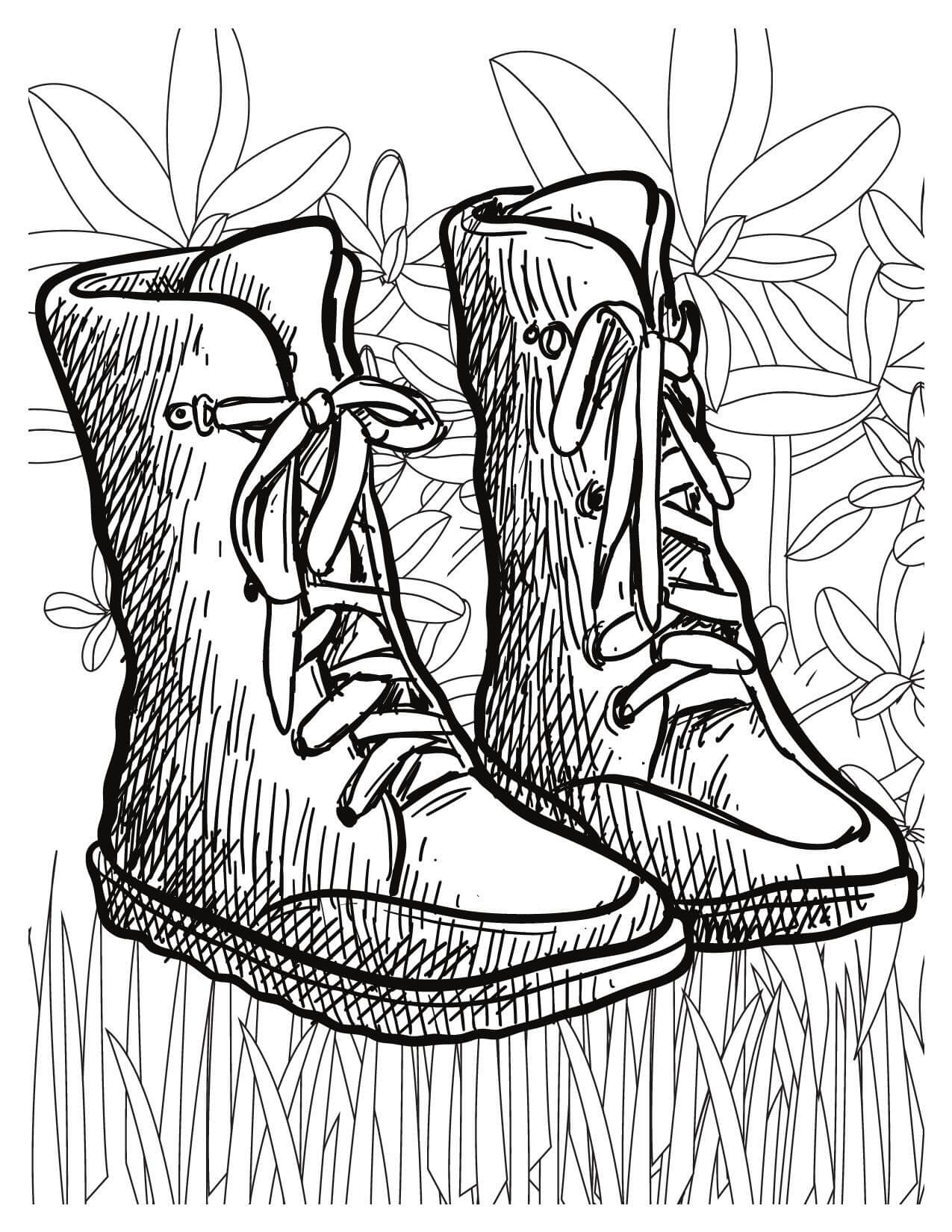Shoe Coloring Pages | Engaging Activities for All Ages