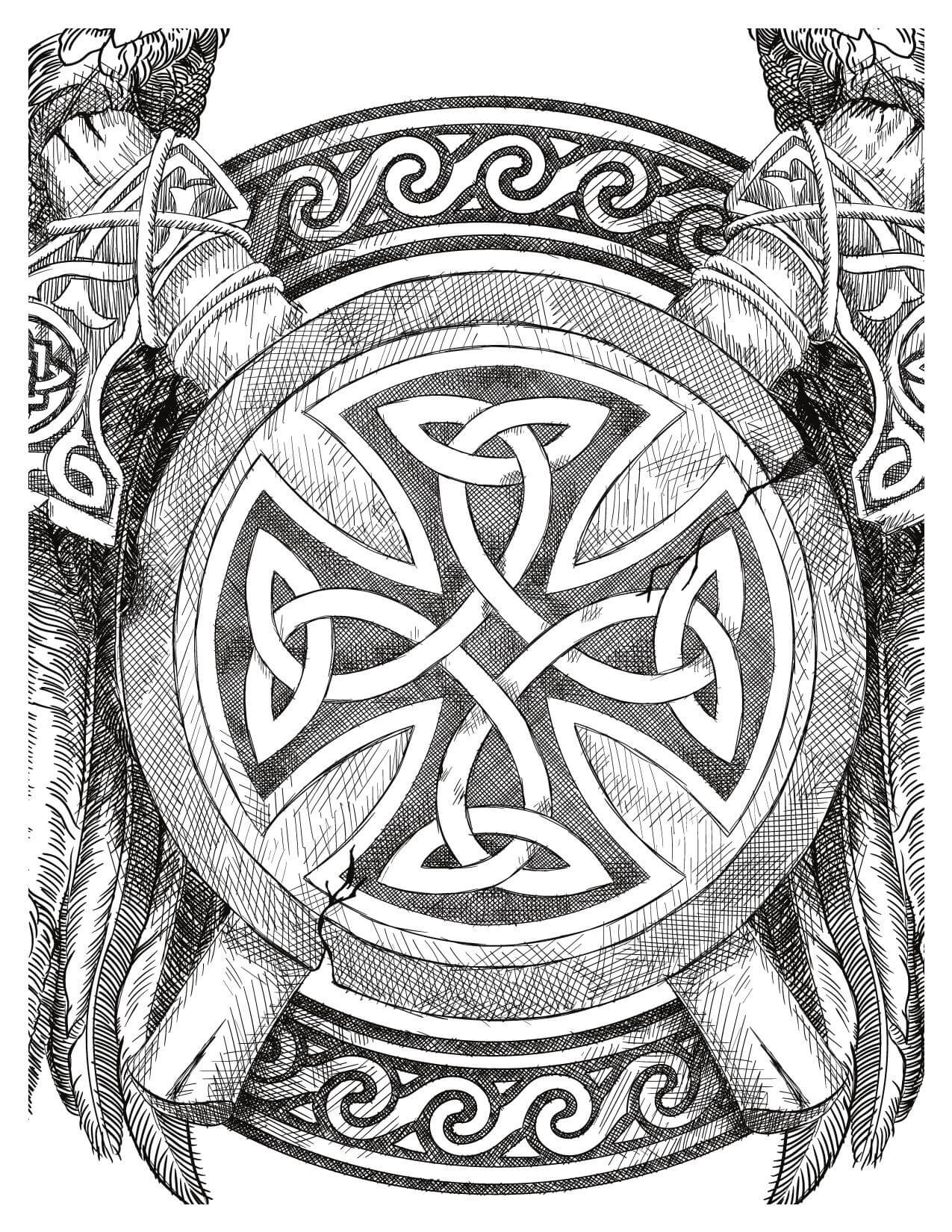 Celtic Coloring Pages for All Ages (Educational and Artistic)