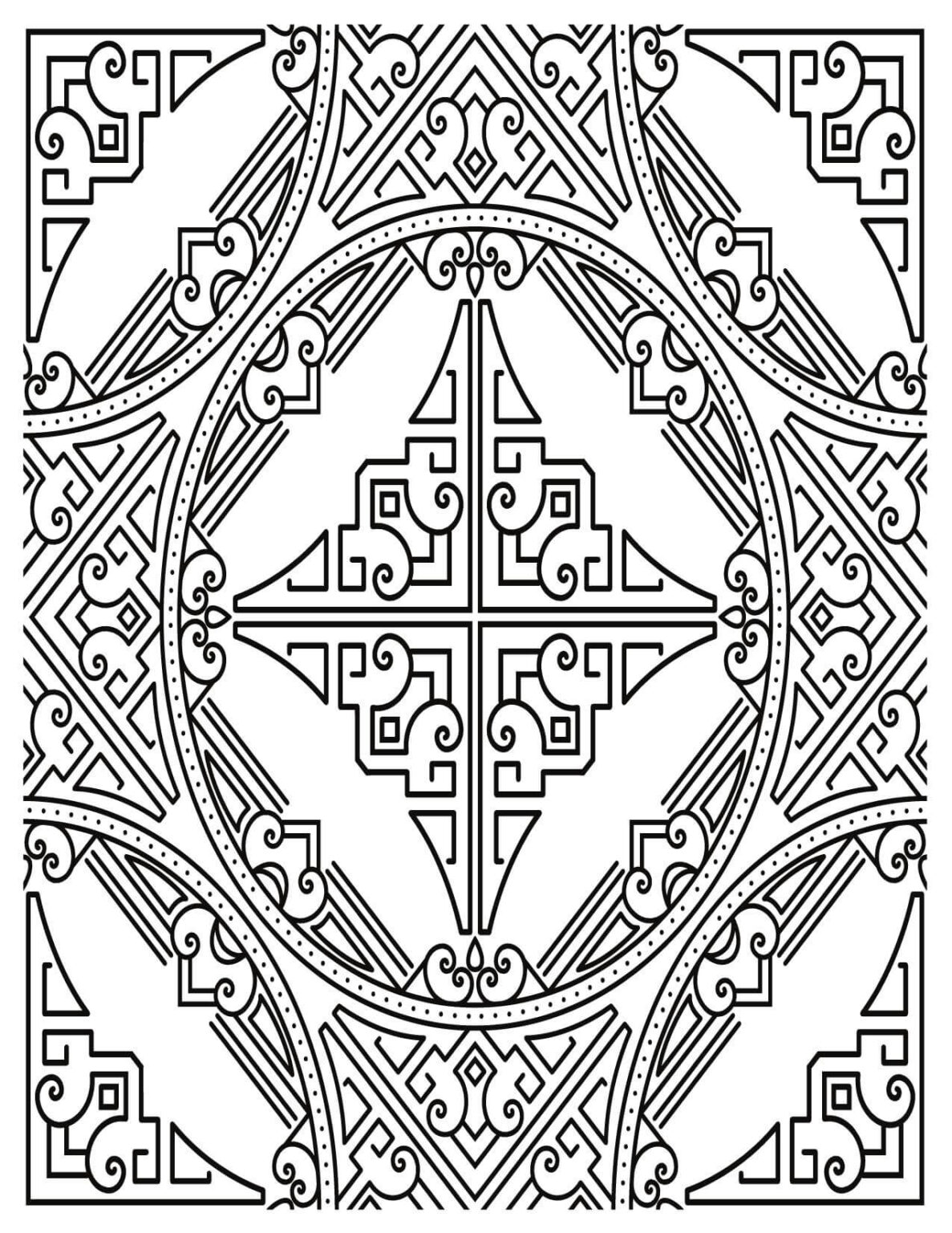 Celtic Coloring Pages for All Ages (Educational and Artistic)