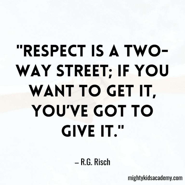 Respect Quotes For Kids: Fostering Positive Values