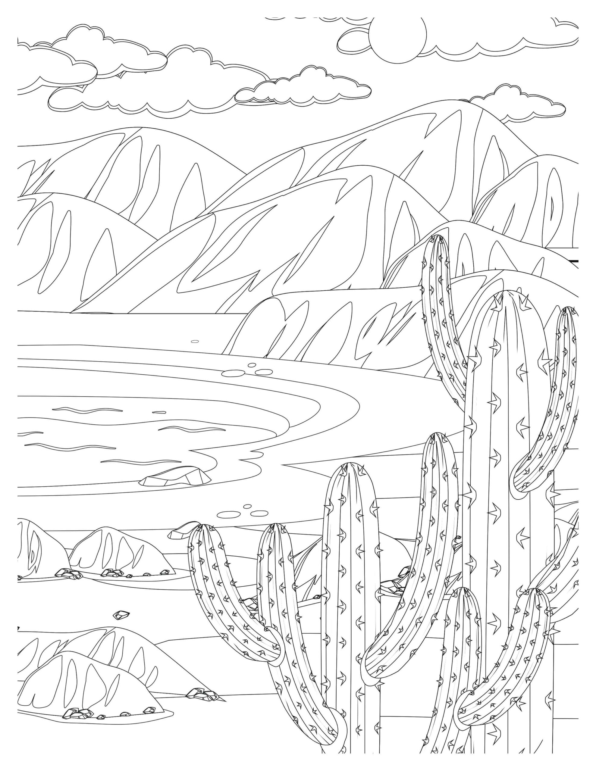 Sunset Coloring Pages For A Tranquil Escape