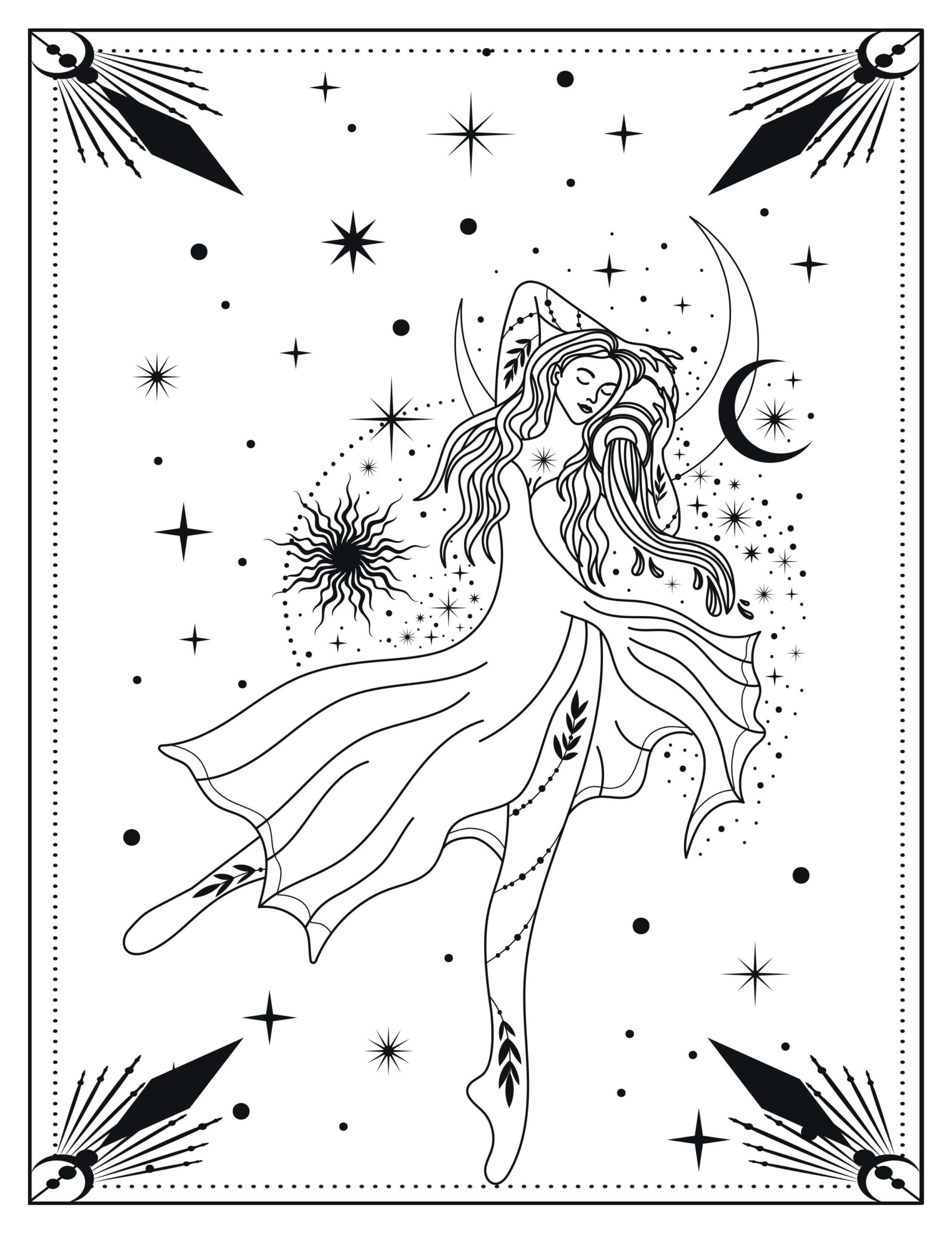Mystical Enchantment Coloring Pages for Endless Inspiration