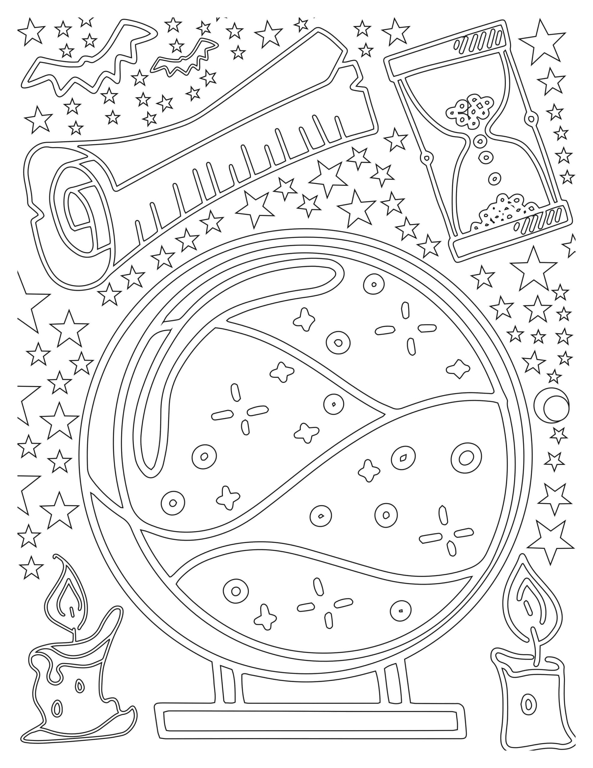 Mystical Enchantment Coloring Pages for Endless Inspiration