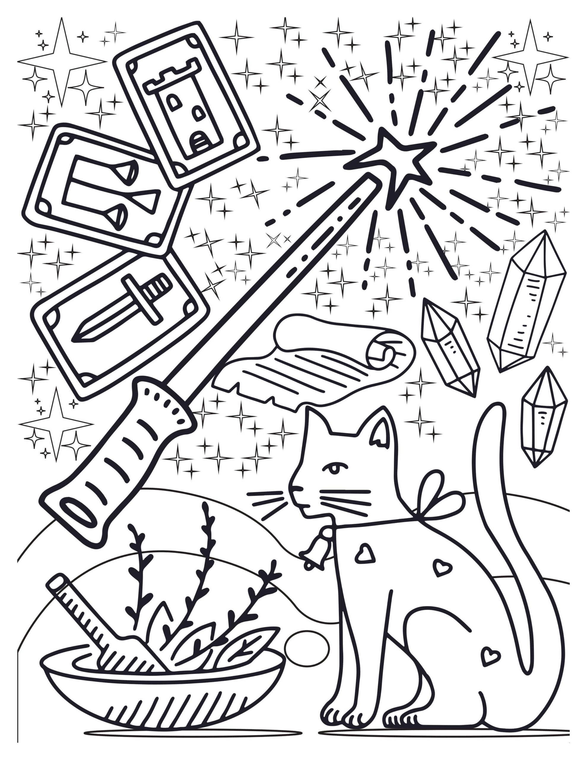 Mystical Enchantment Coloring Pages for Endless Inspiration