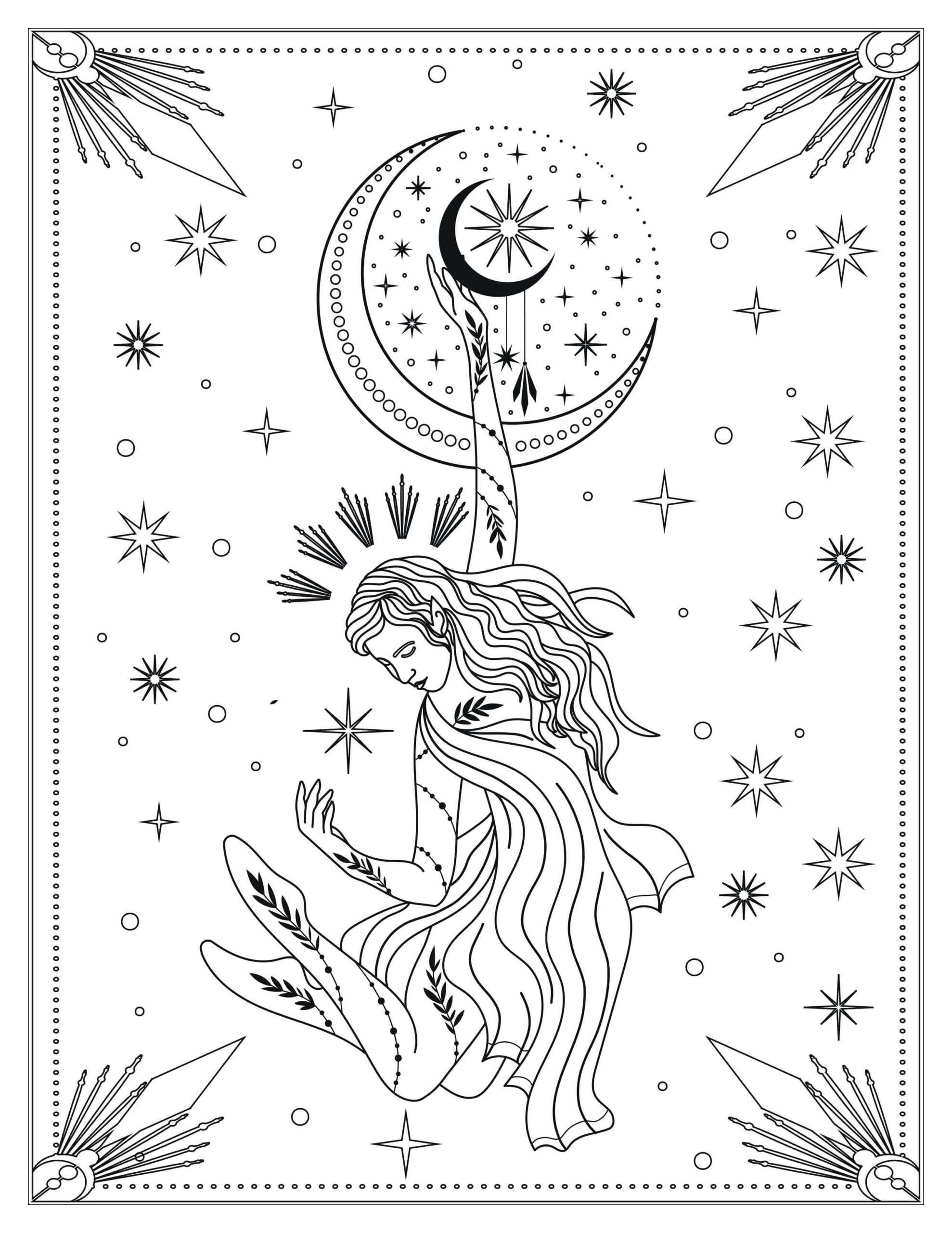 Mystical Enchantment Coloring Pages for Endless Inspiration