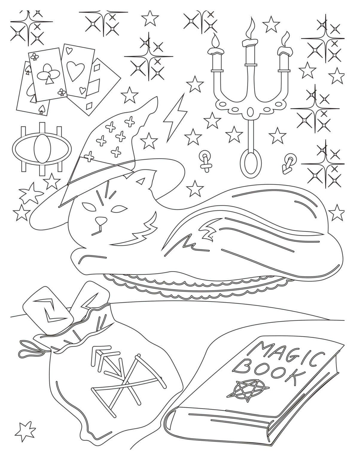 Mystical Enchantment Coloring Pages for Endless Inspiration