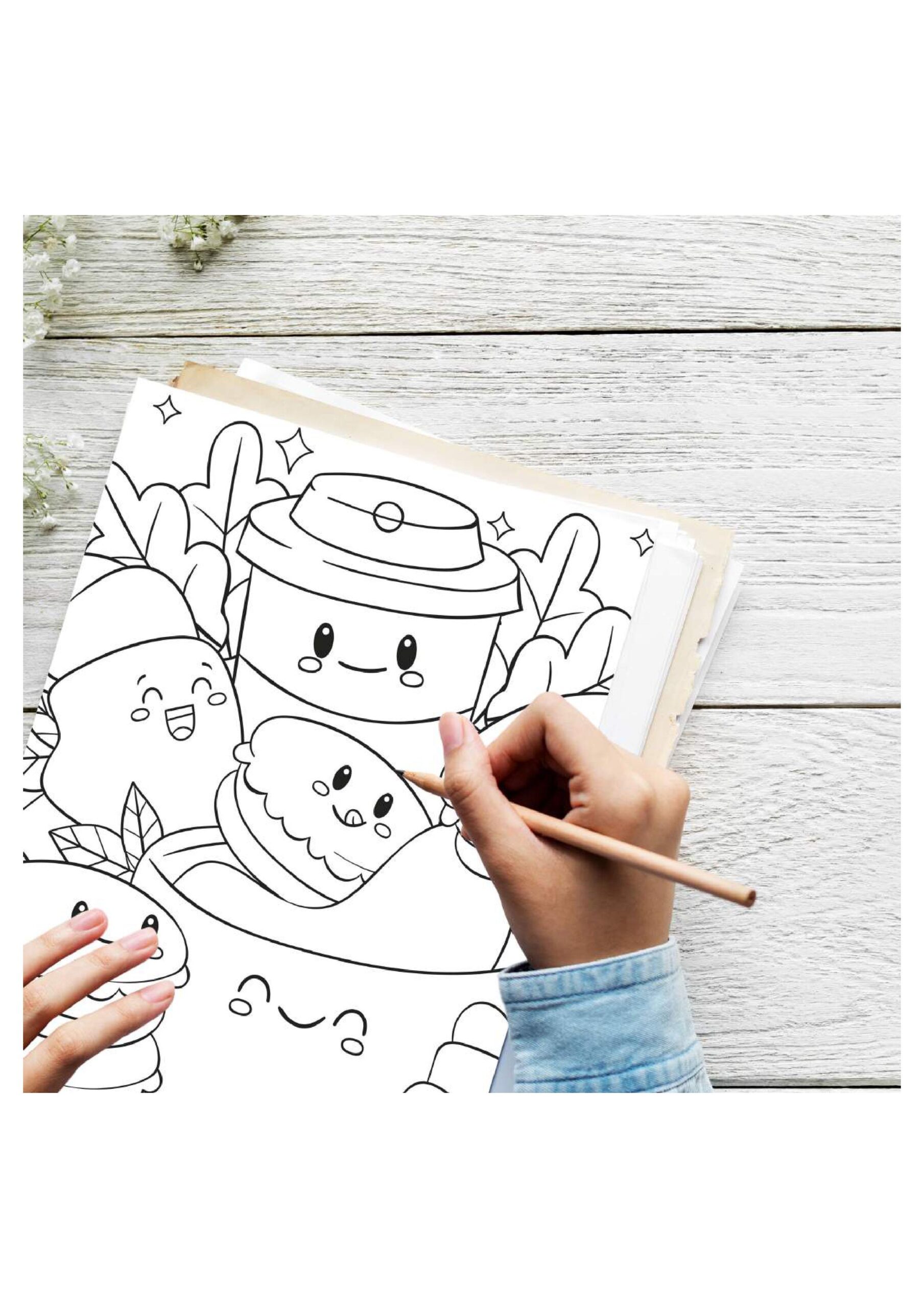 Kawaii Coloring Pages(Cute and Adorable Designs for Endless Joy)