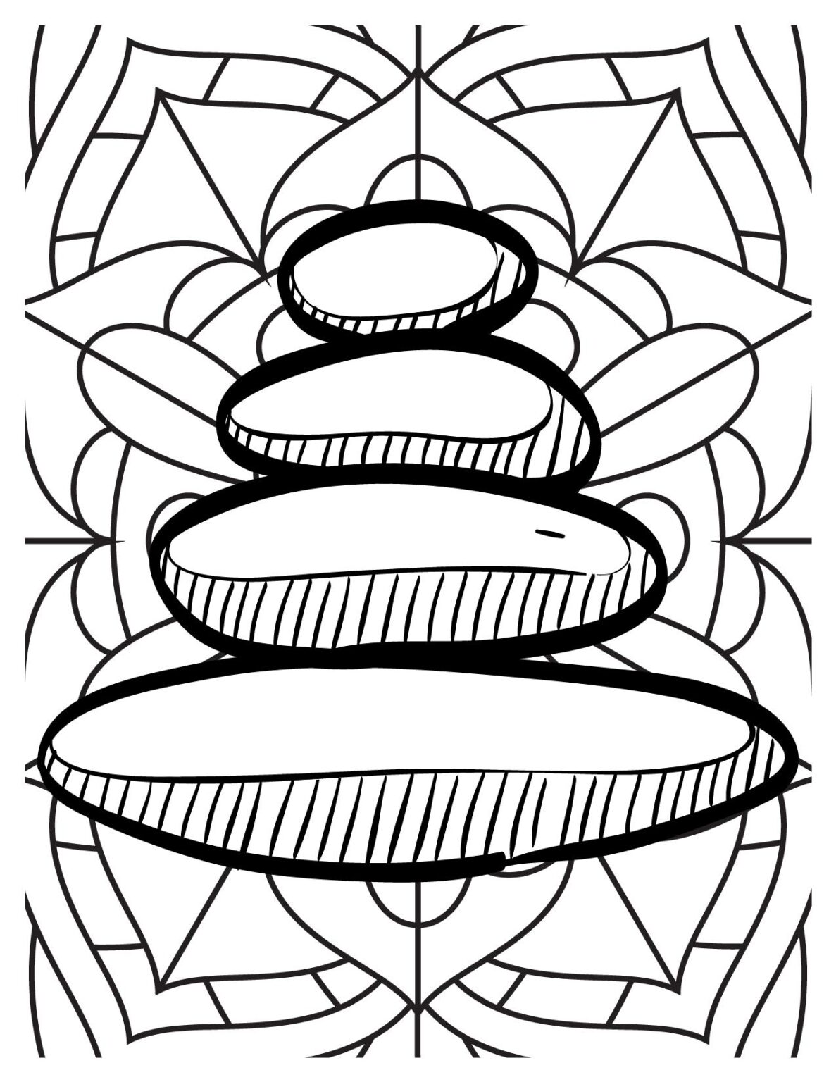 Harmonious Balance Coloring Pages: Relaxing Pages Collection