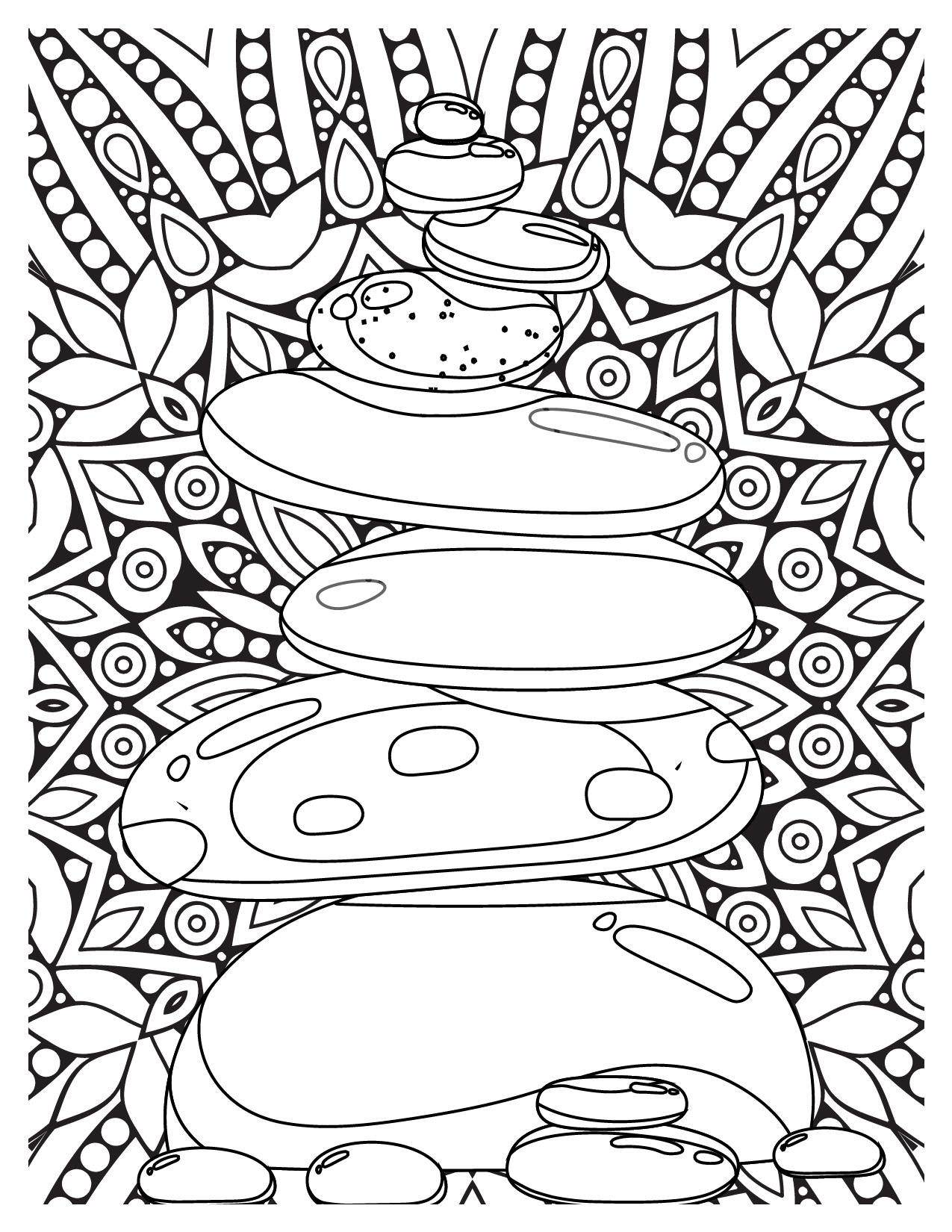 Harmonious Balance Coloring Pages: Relaxing Pages Collection