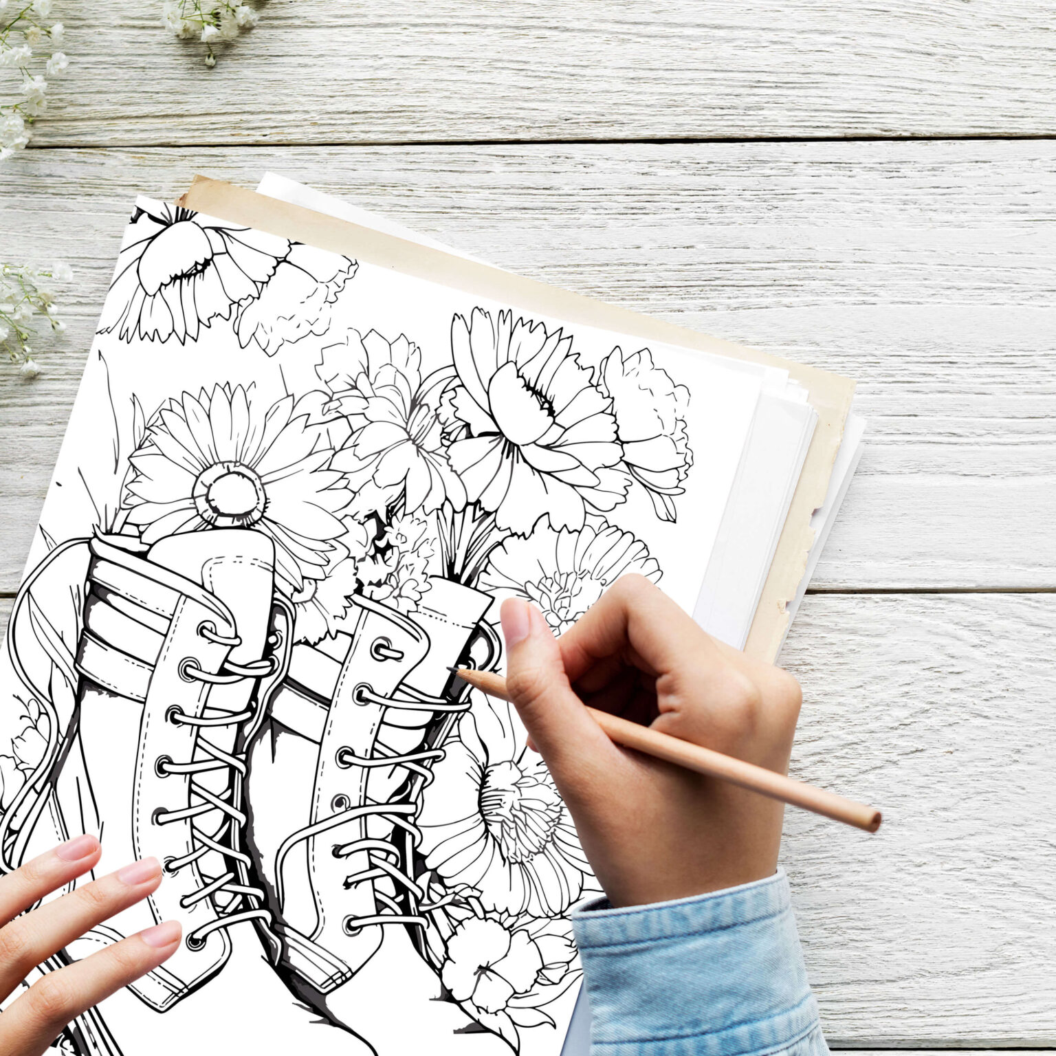 Shoe Coloring Pages | Engaging Activities for All Ages