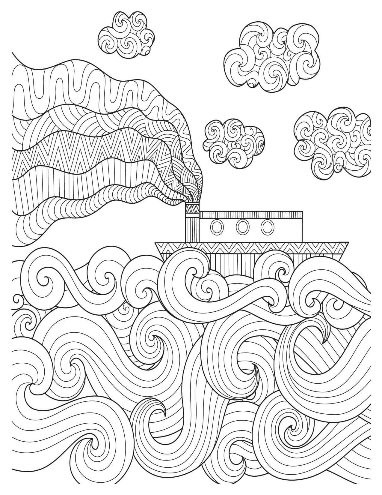 Deep Sea Coloring Pages | Explore Underwater Wonders