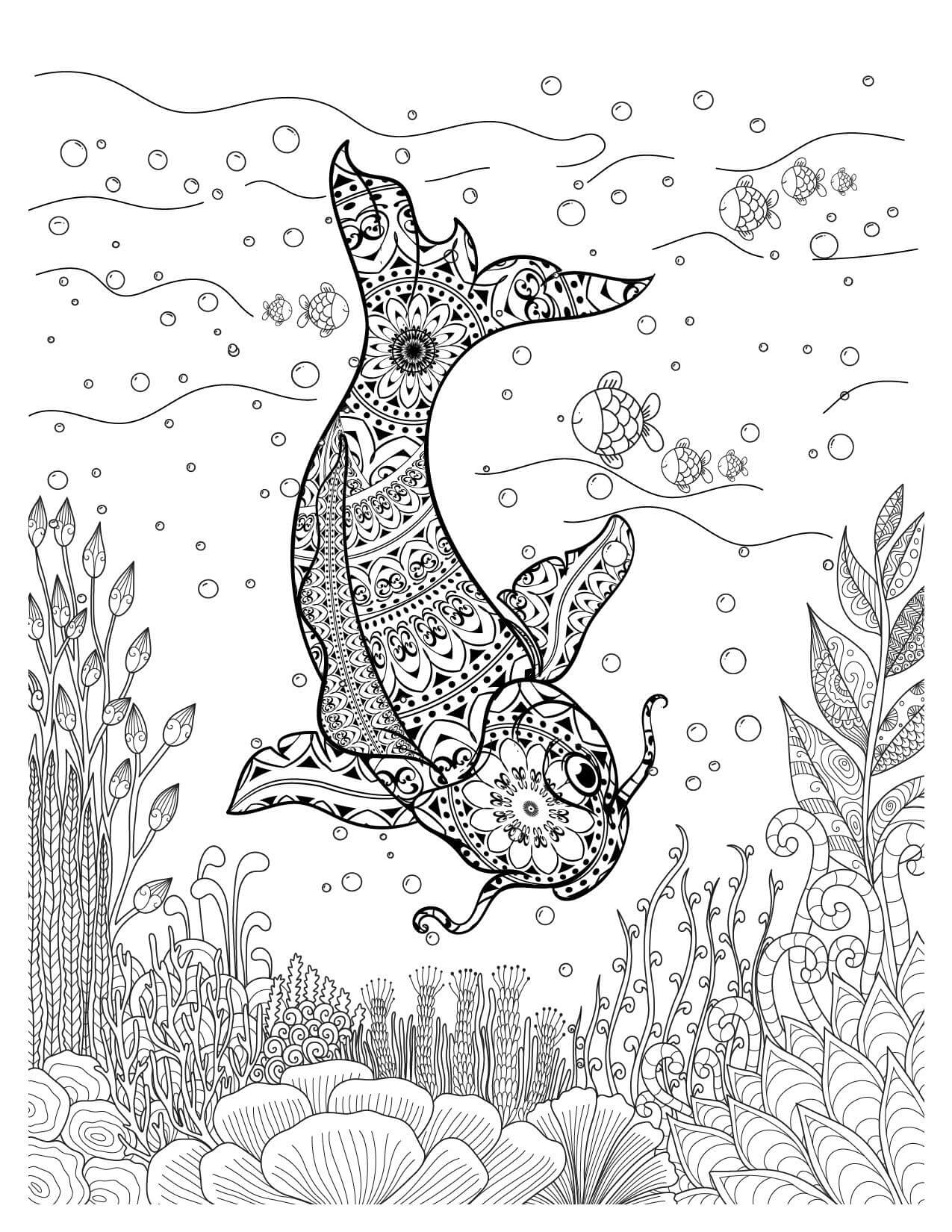 Deep Sea Coloring Pages | Explore Underwater Wonders
