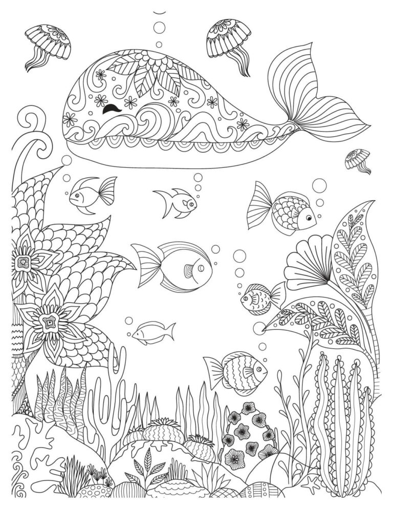 Deep Sea Coloring Pages | Explore Underwater Wonders