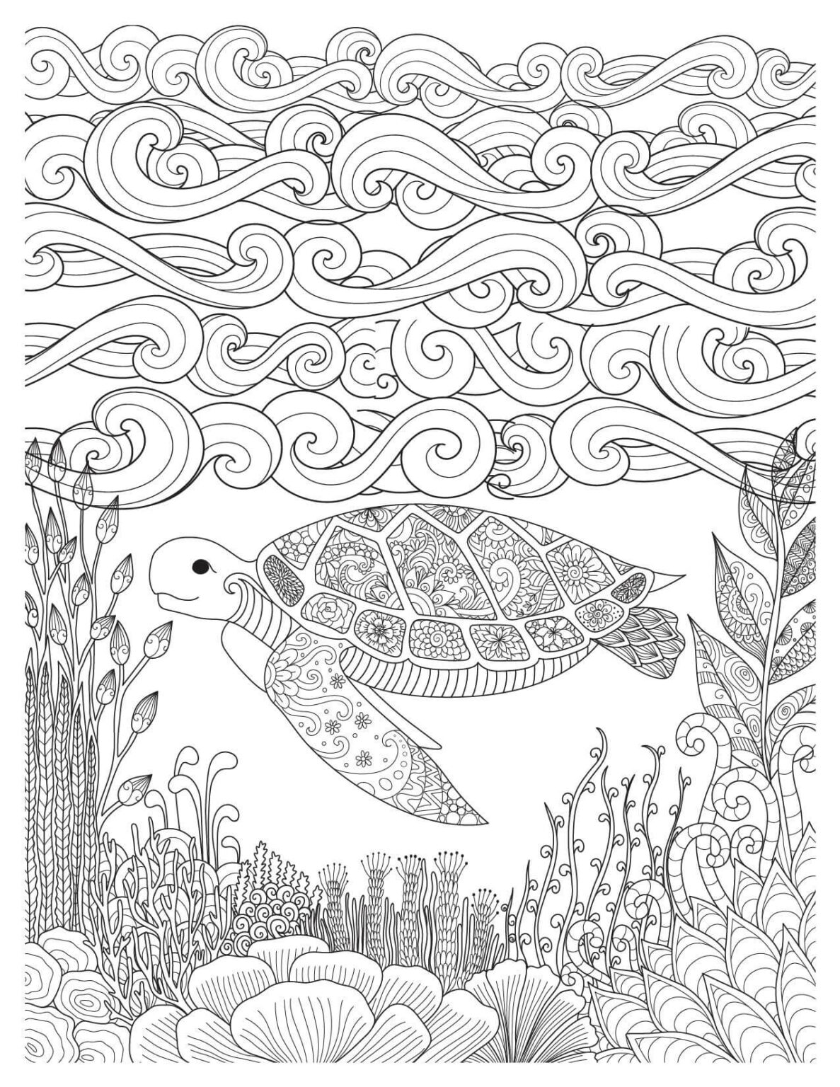 Deep Sea Coloring Pages | Explore Underwater Wonders