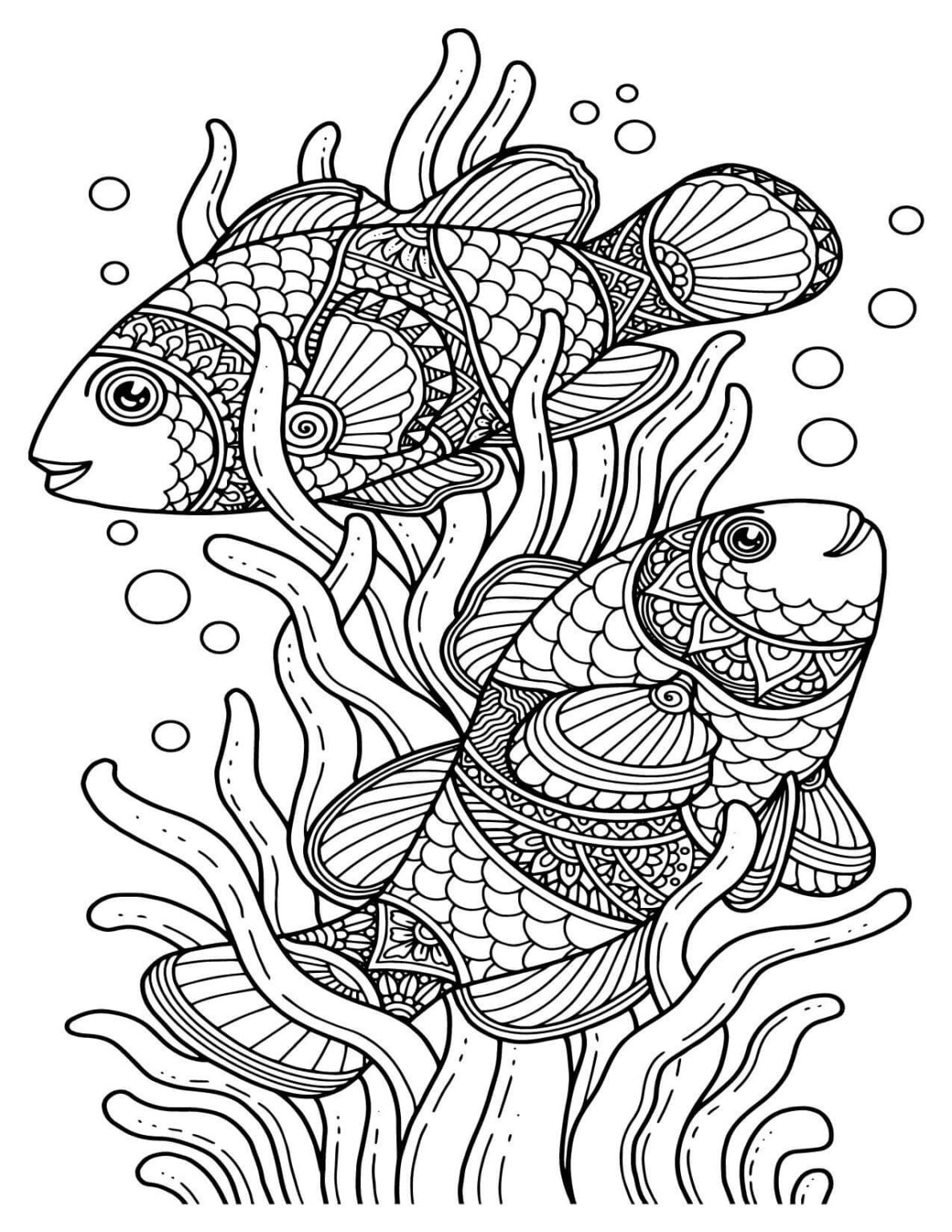 Deep Sea Coloring Pages | Explore Underwater Wonders