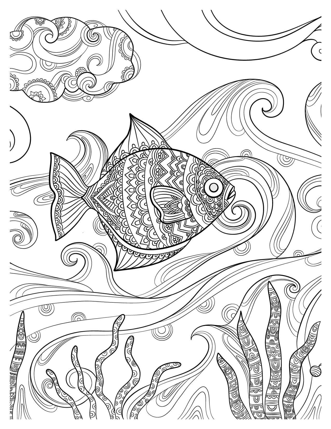 Deep Sea Coloring Pages | Explore Underwater Wonders