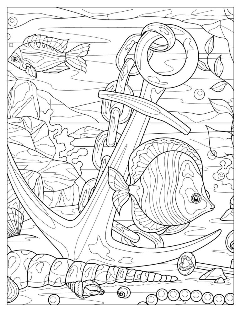 Deep Sea Coloring Pages | Explore Underwater Wonders