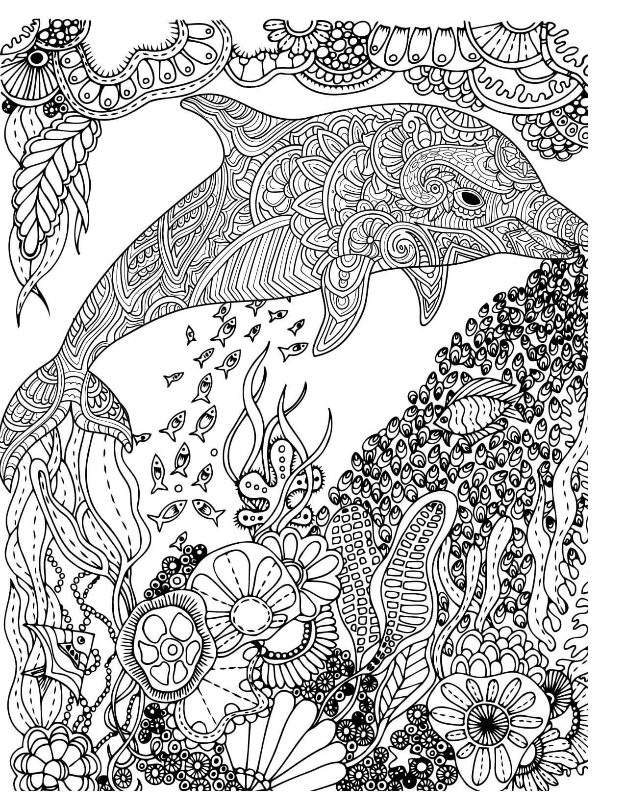 Deep Sea Coloring Pages | Explore Underwater Wonders