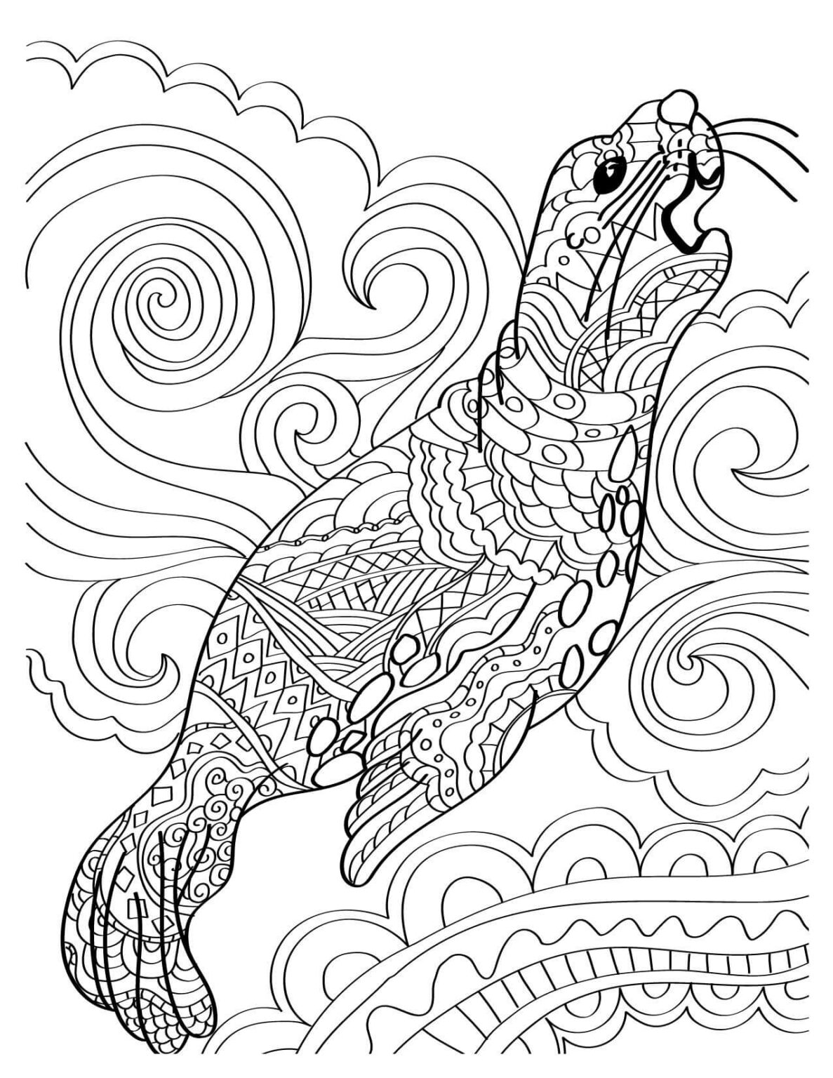 Deep Sea Coloring Pages | Explore Underwater Wonders