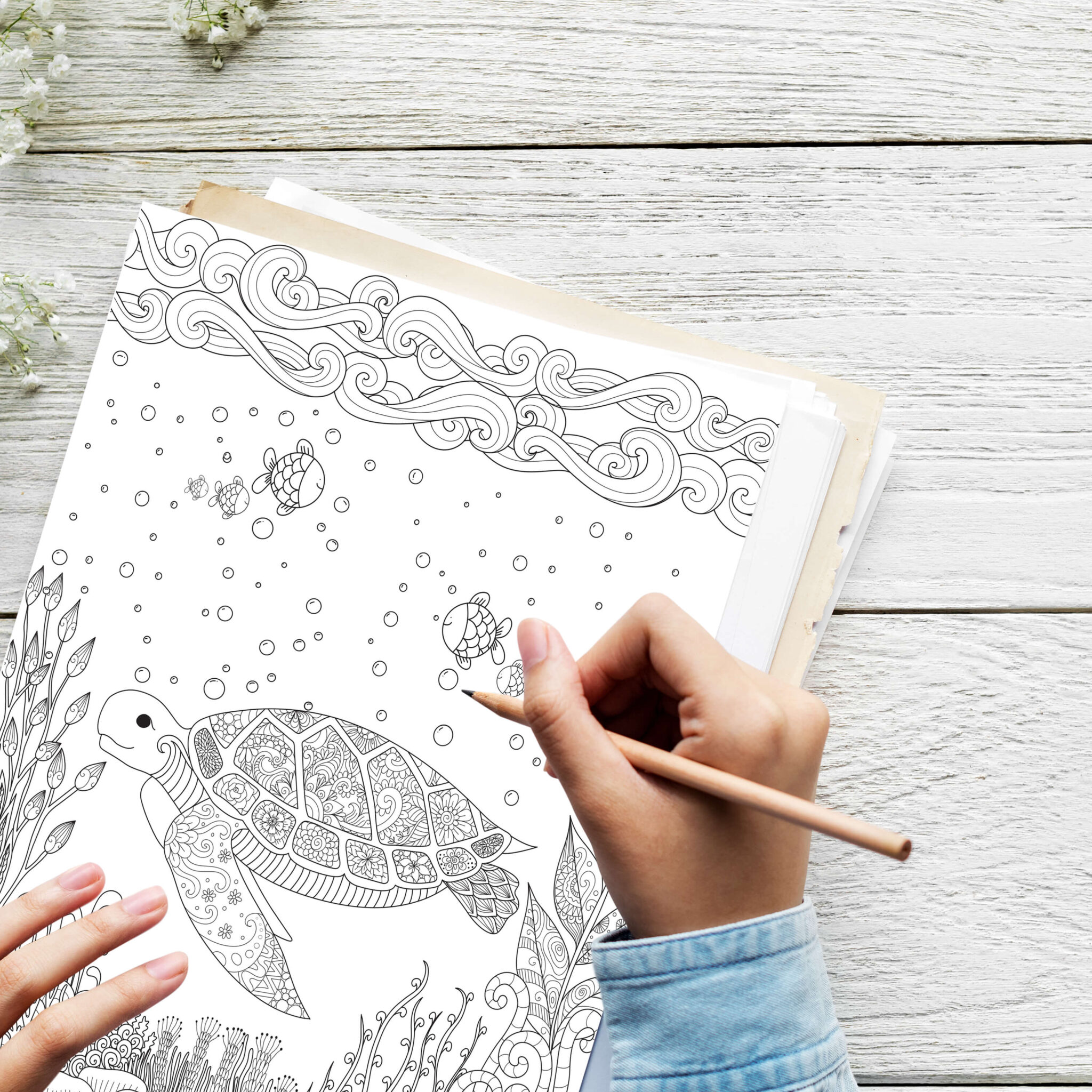 Deep Sea Coloring Pages | Explore Underwater Wonders