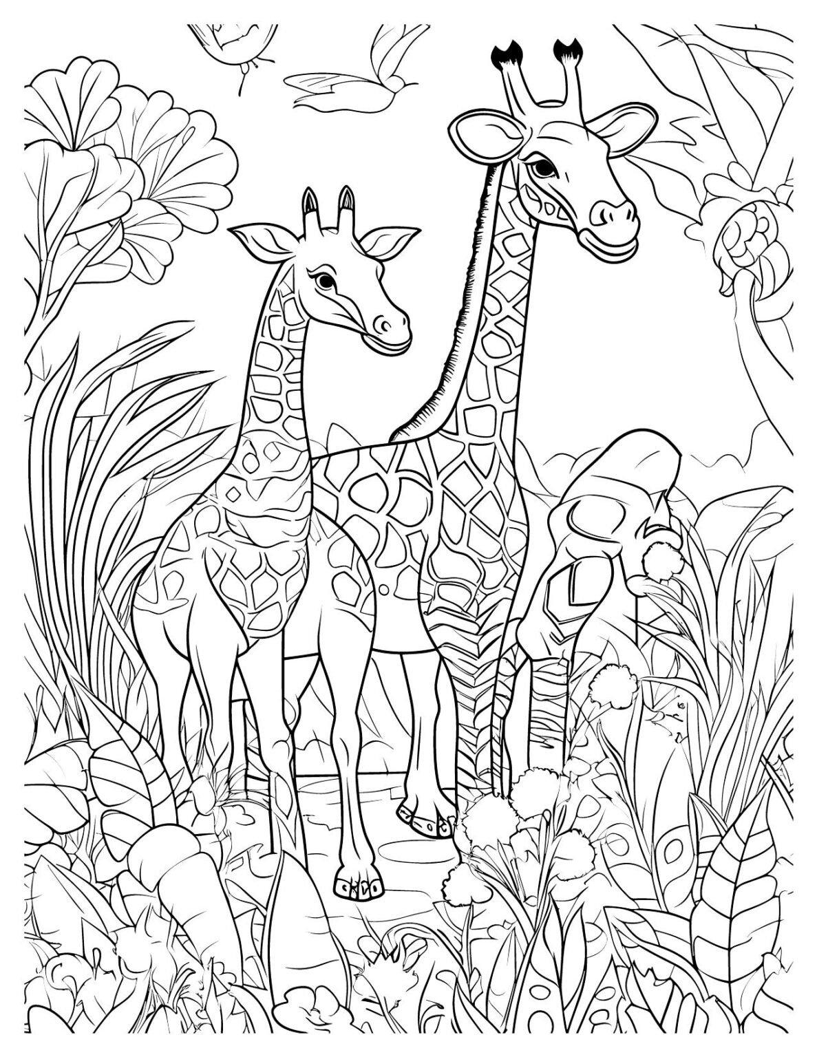 Wildlife Sanctuary Coloring Pages: Creative Fun