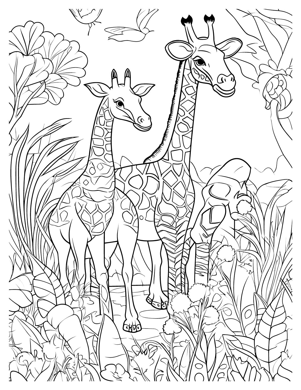 Wildlife Sanctuary Coloring Pages: Creative Fun