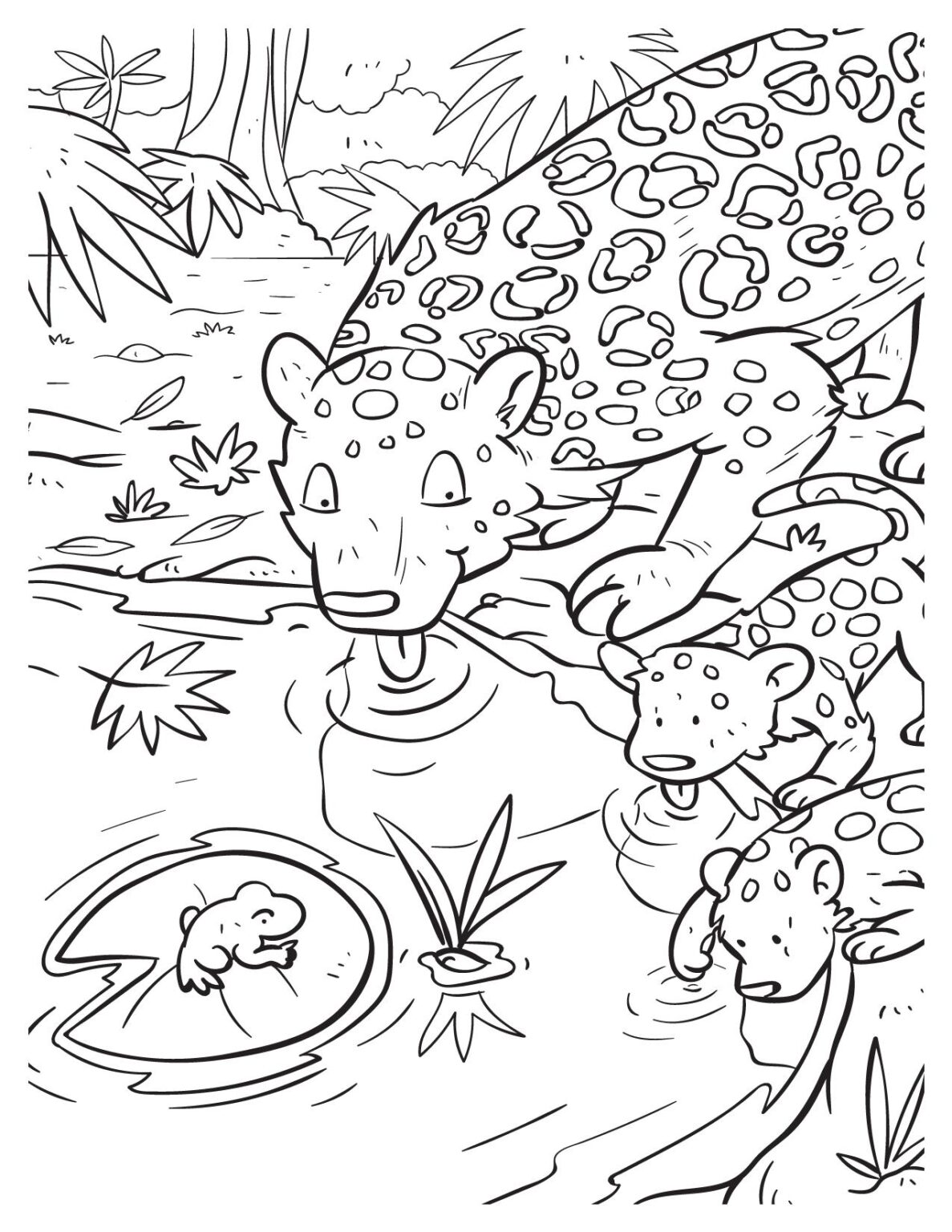 Wildlife Sanctuary Coloring Pages: Creative Fun