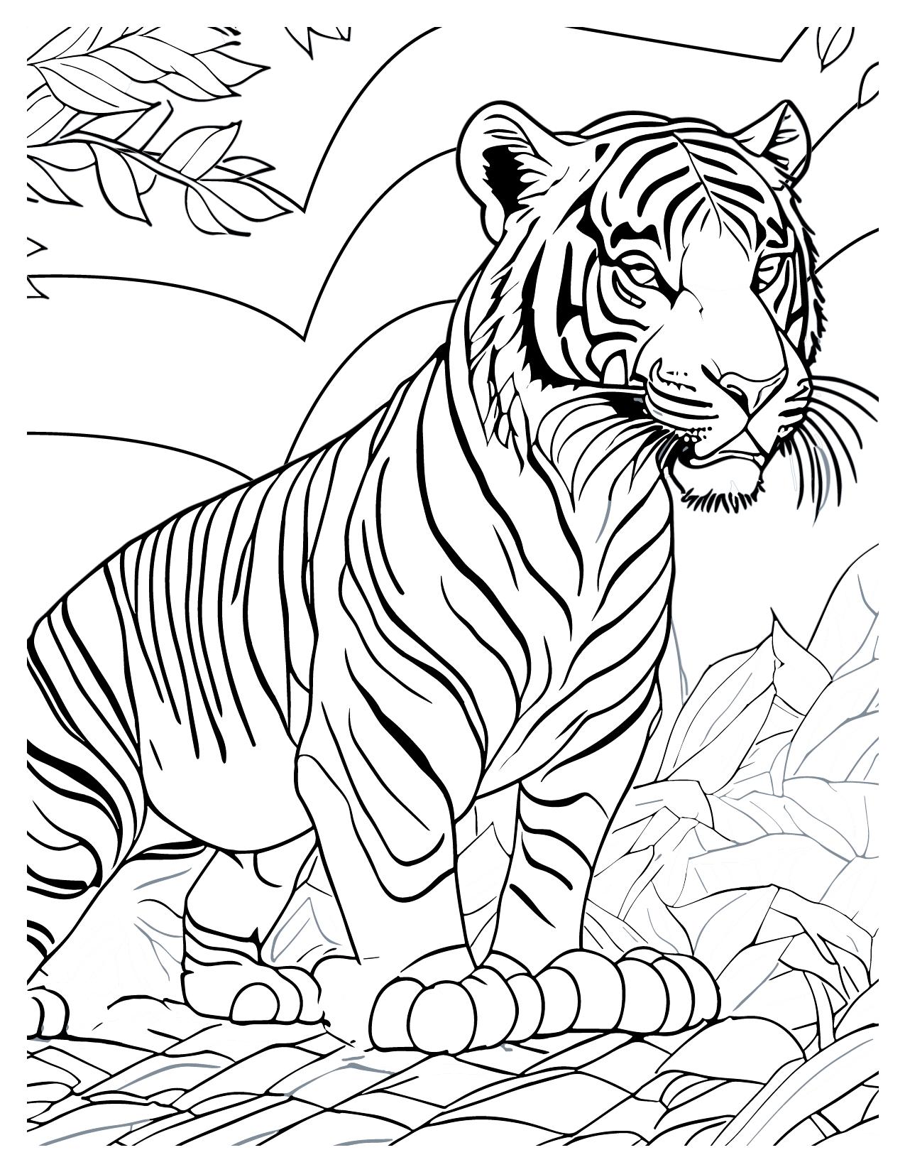 Wildlife Sanctuary Coloring Pages: Creative Fun
