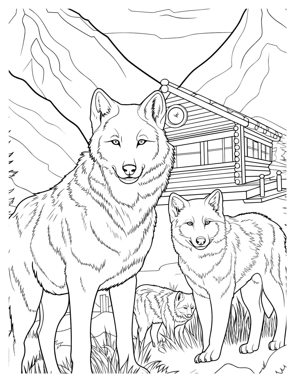 Wildlife Sanctuary Coloring Pages: Creative Fun