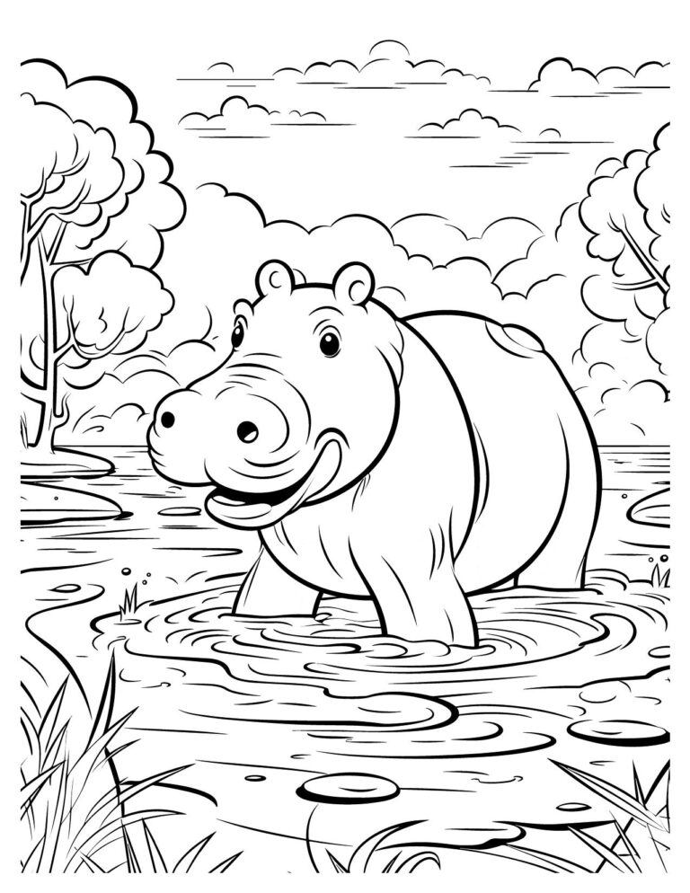 Wildlife Sanctuary Coloring Pages: Creative Fun