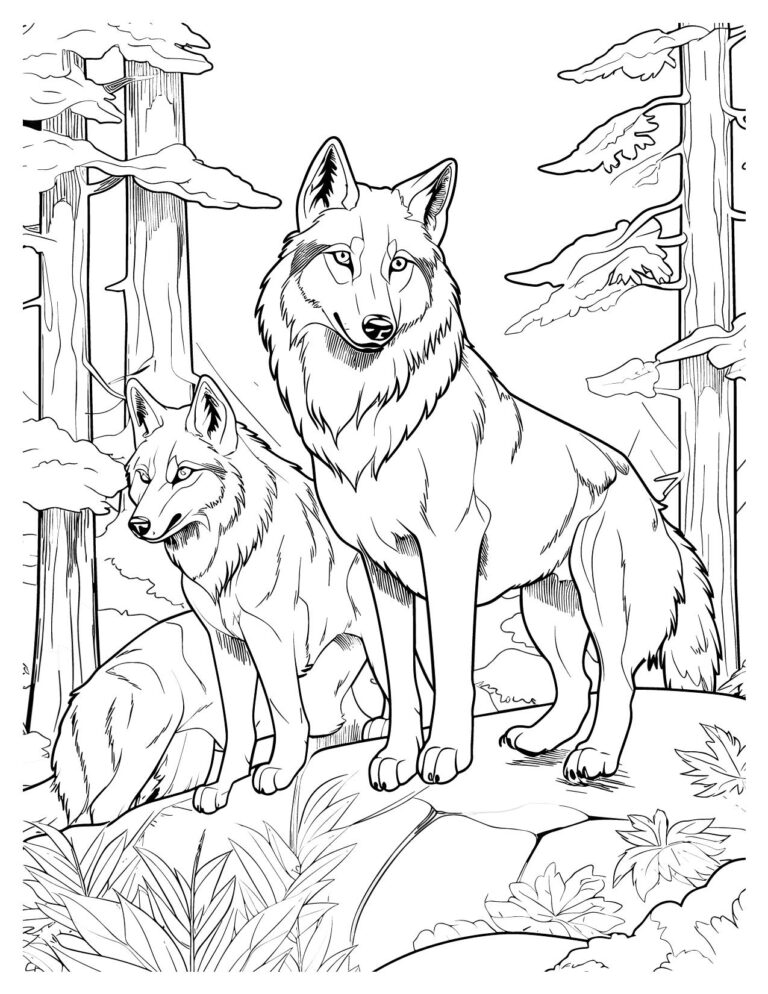 Wildlife Sanctuary Coloring Pages: Creative Fun