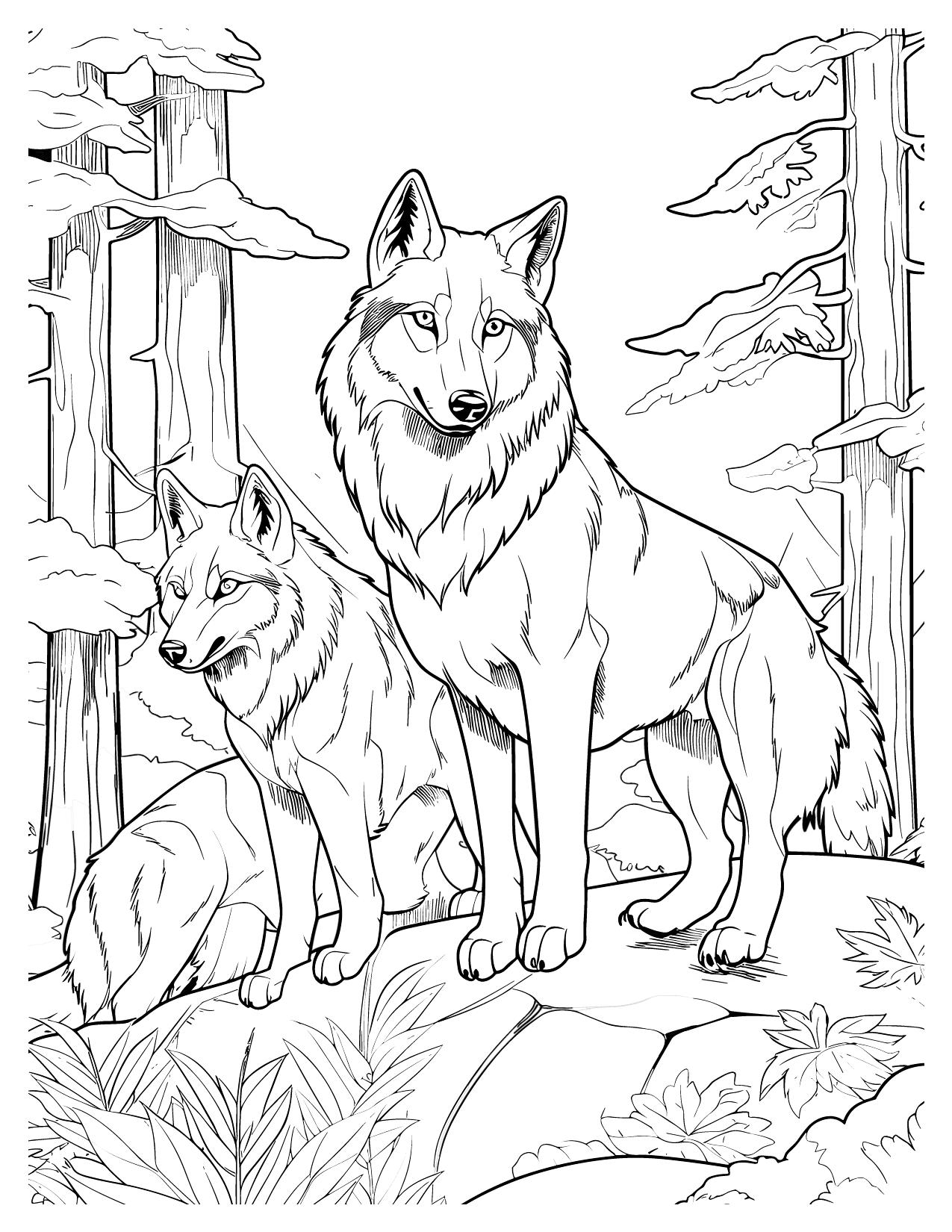 Wildlife Sanctuary Coloring Pages: Creative Fun