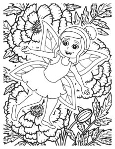 Fairy Garden Coloring Pages: Enchanting Designs