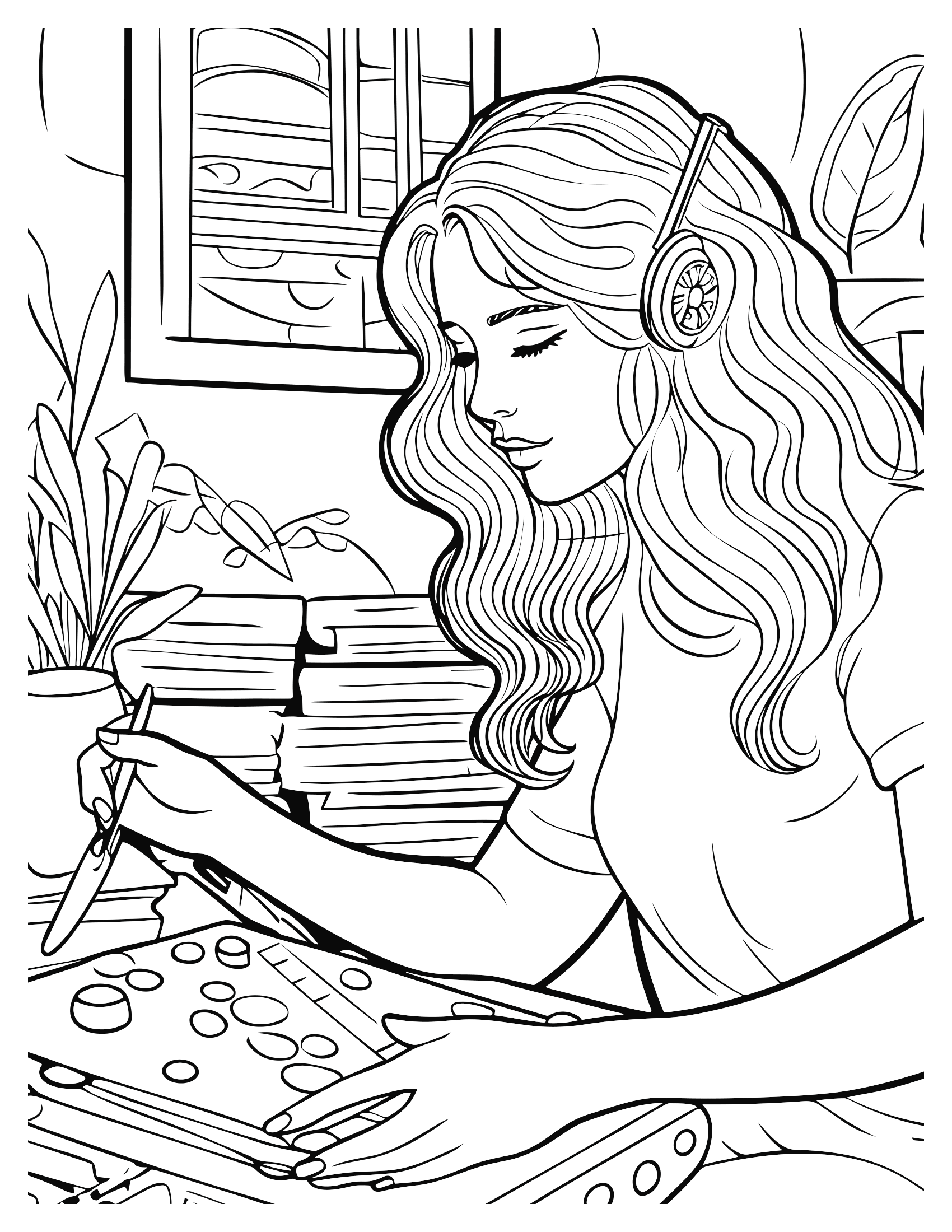 Girl Power Coloring Pages: Dive into Strength & Creativity