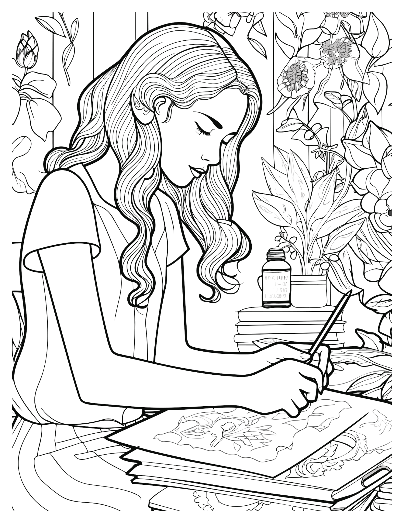 Girl Power Coloring Pages: Dive into Strength & Creativity