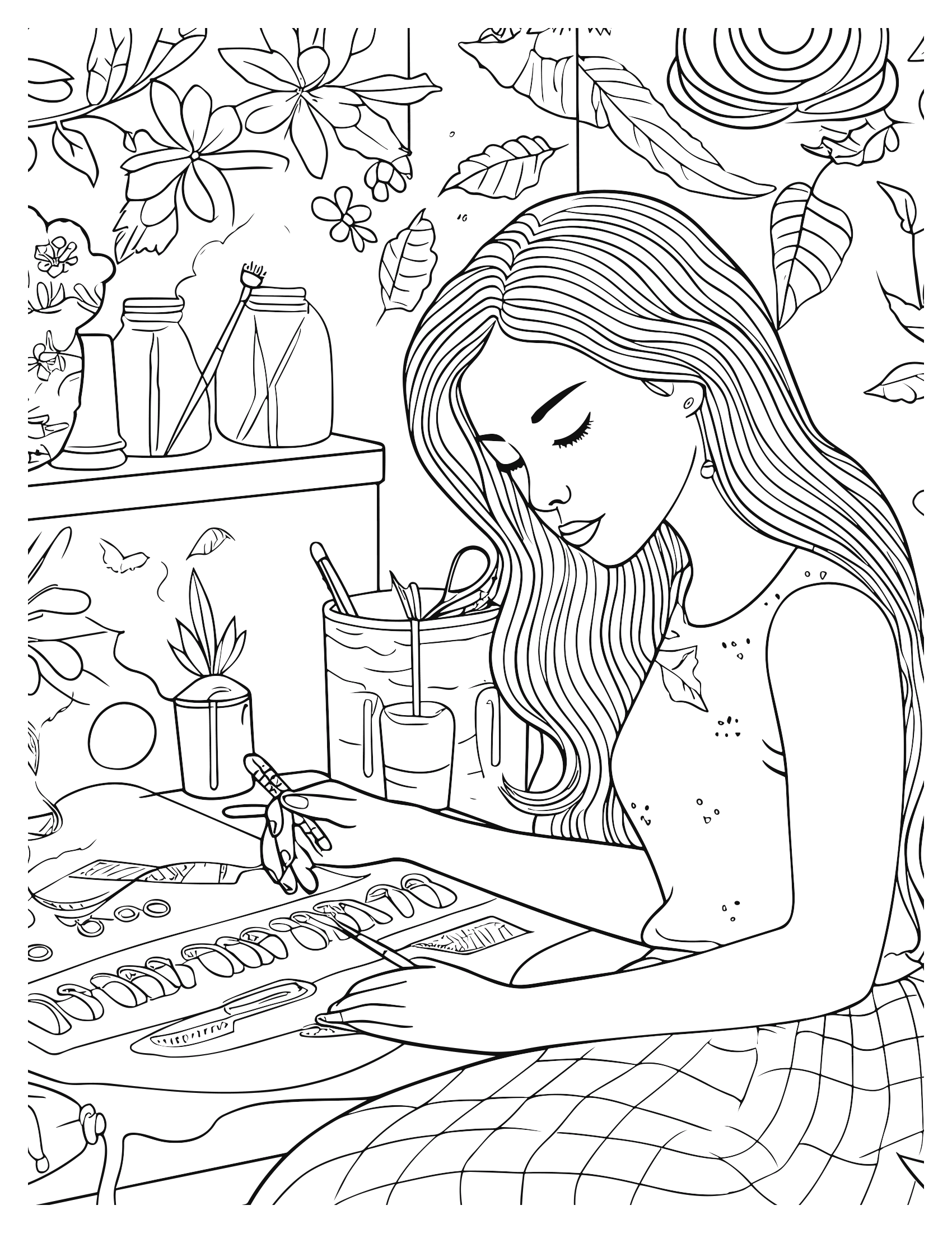 Girl Power Coloring Pages: Dive into Strength & Creativity