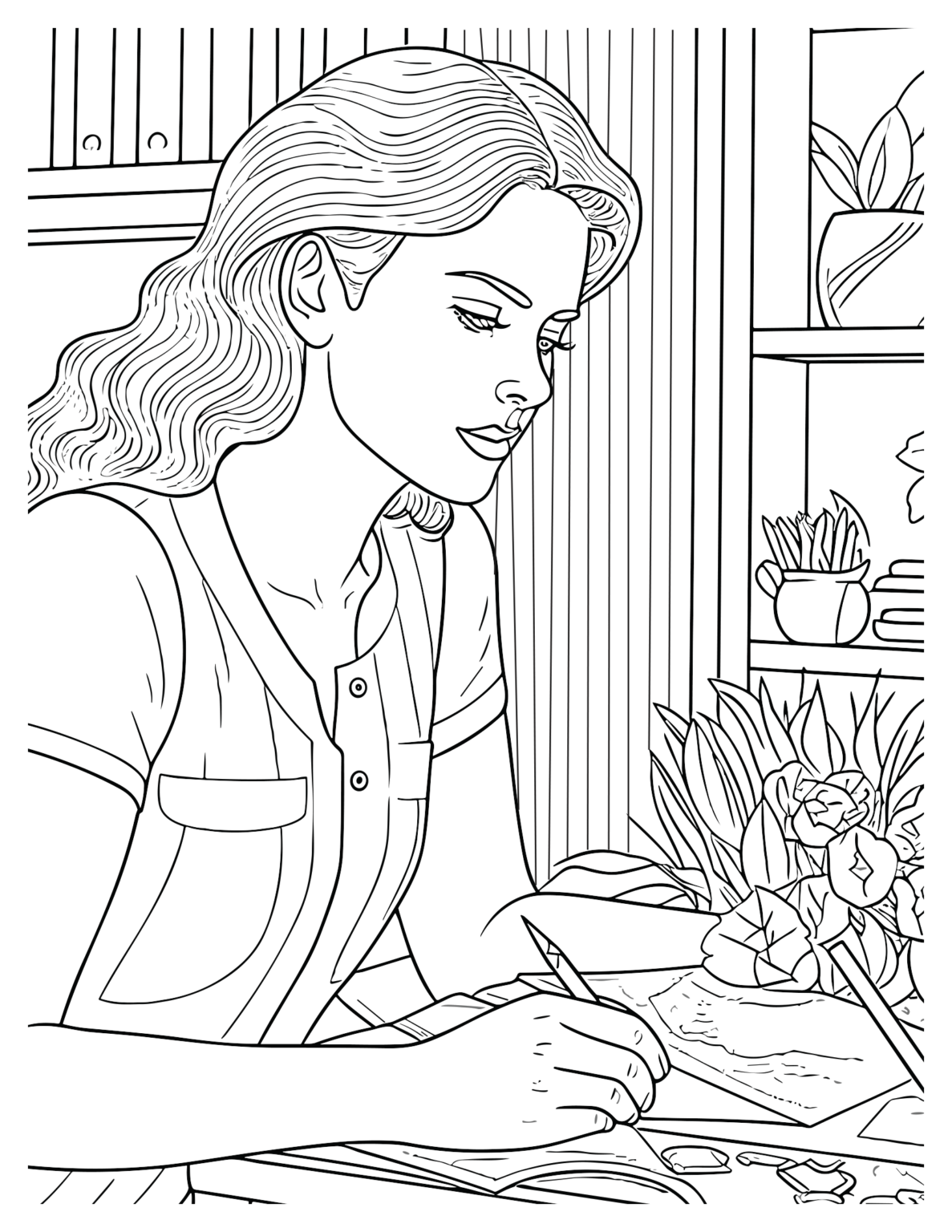 Girl Power Coloring Pages: Dive into Strength & Creativity