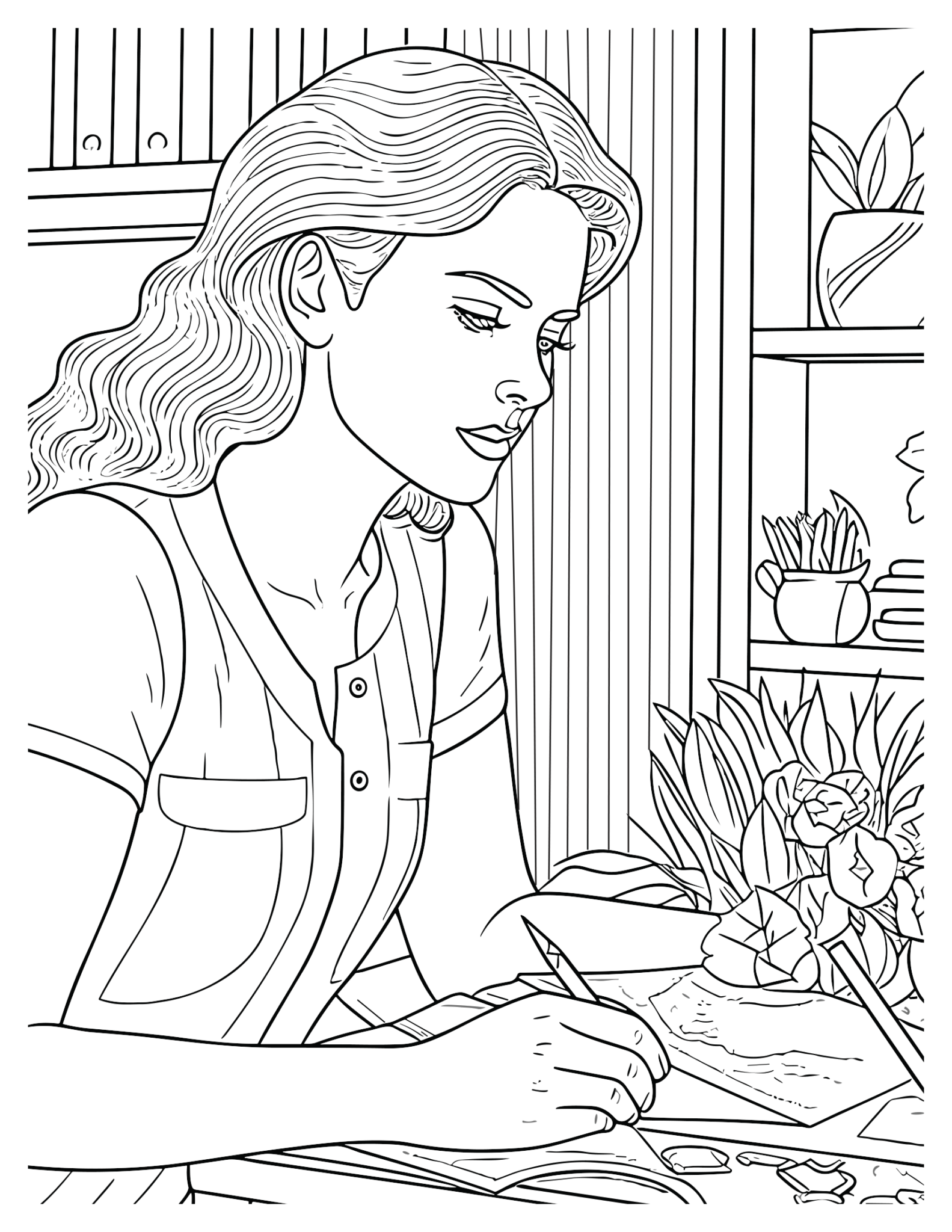 Girl Power Coloring Pages: Dive into Strength & Creativity