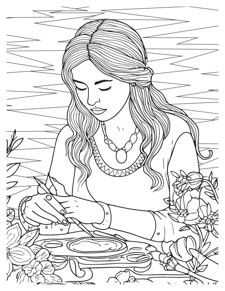 Girl Power Coloring Pages: Dive into Strength & Creativity
