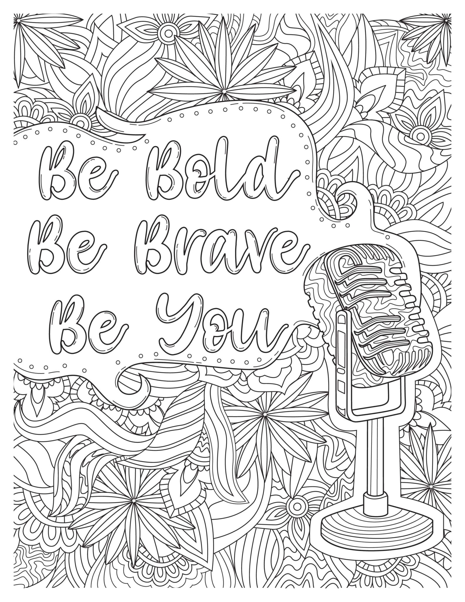Inspiring Message Coloring Pages: Creative Designs for All Ages