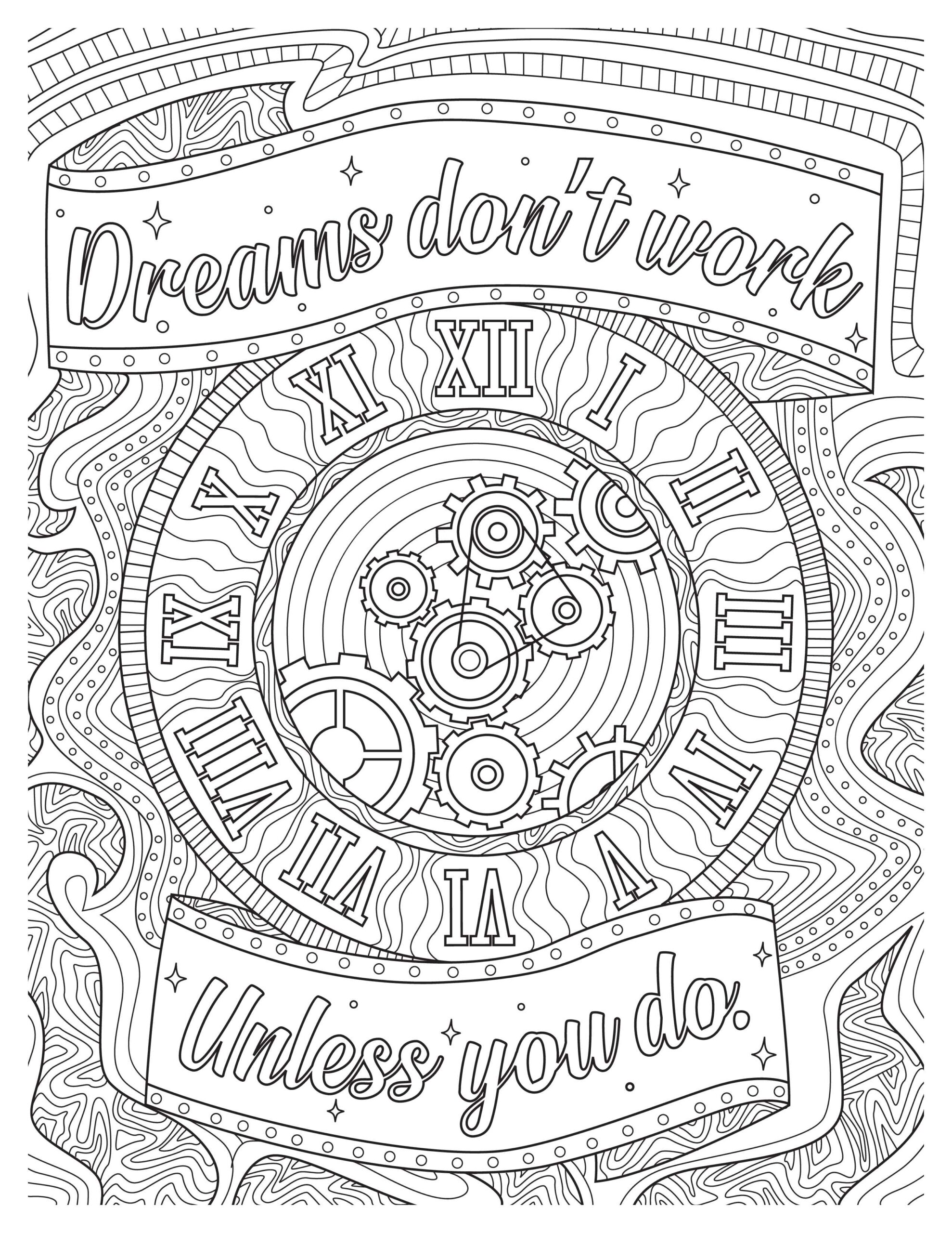 Inspiring Message Coloring Pages: Creative Designs for All Ages
