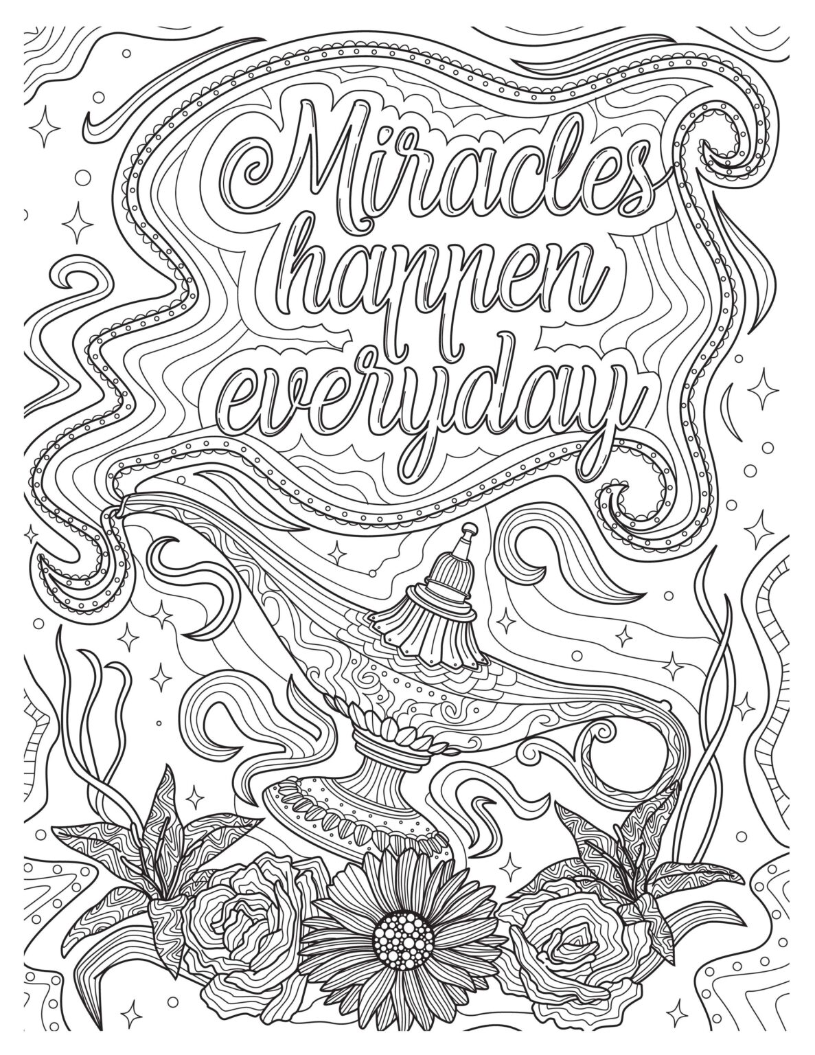 Inspiring Message Coloring Pages: Creative Designs for All Ages